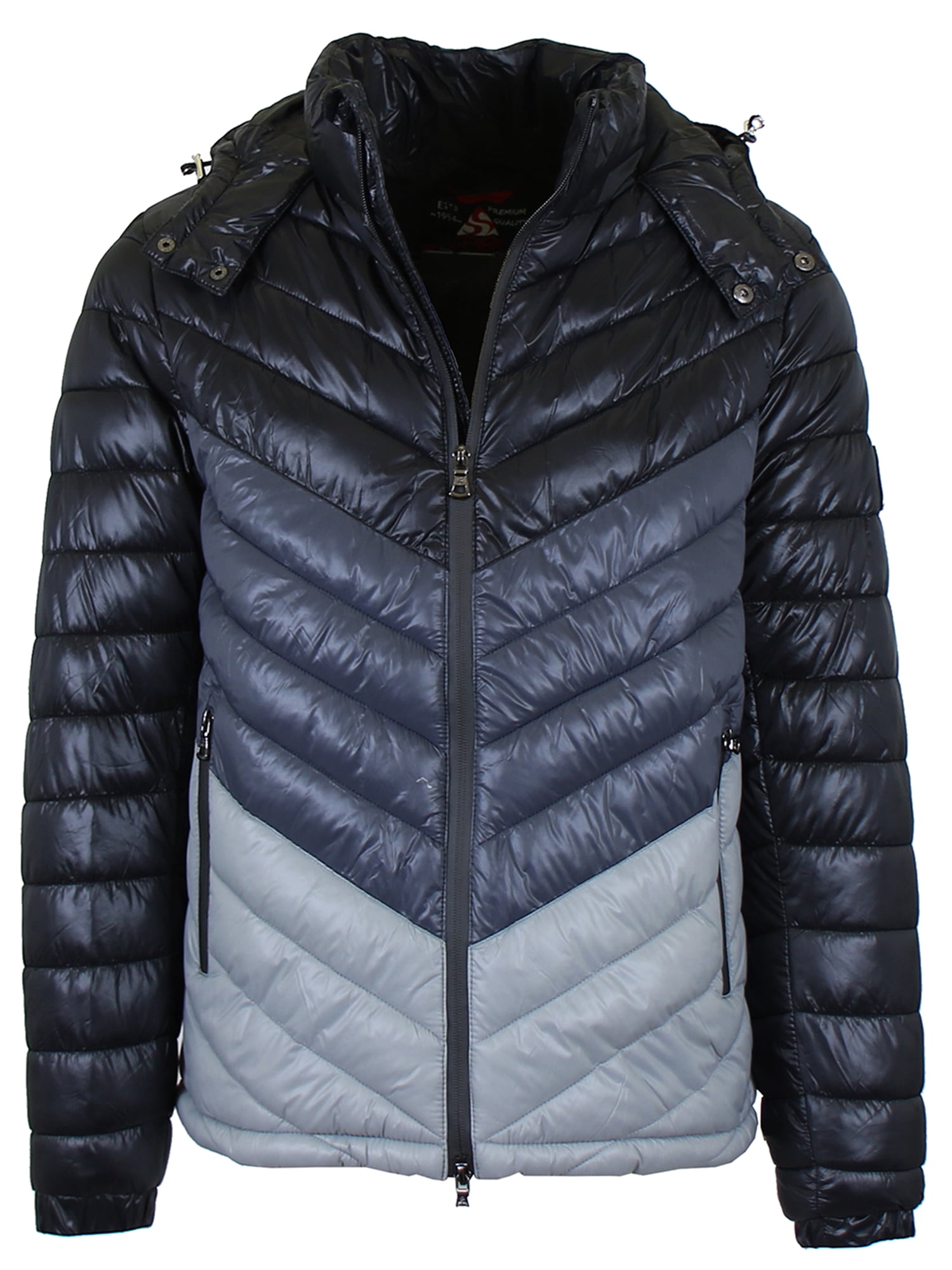 Mens Heavyweight Puffer Bubble Jacket - Walmart.com