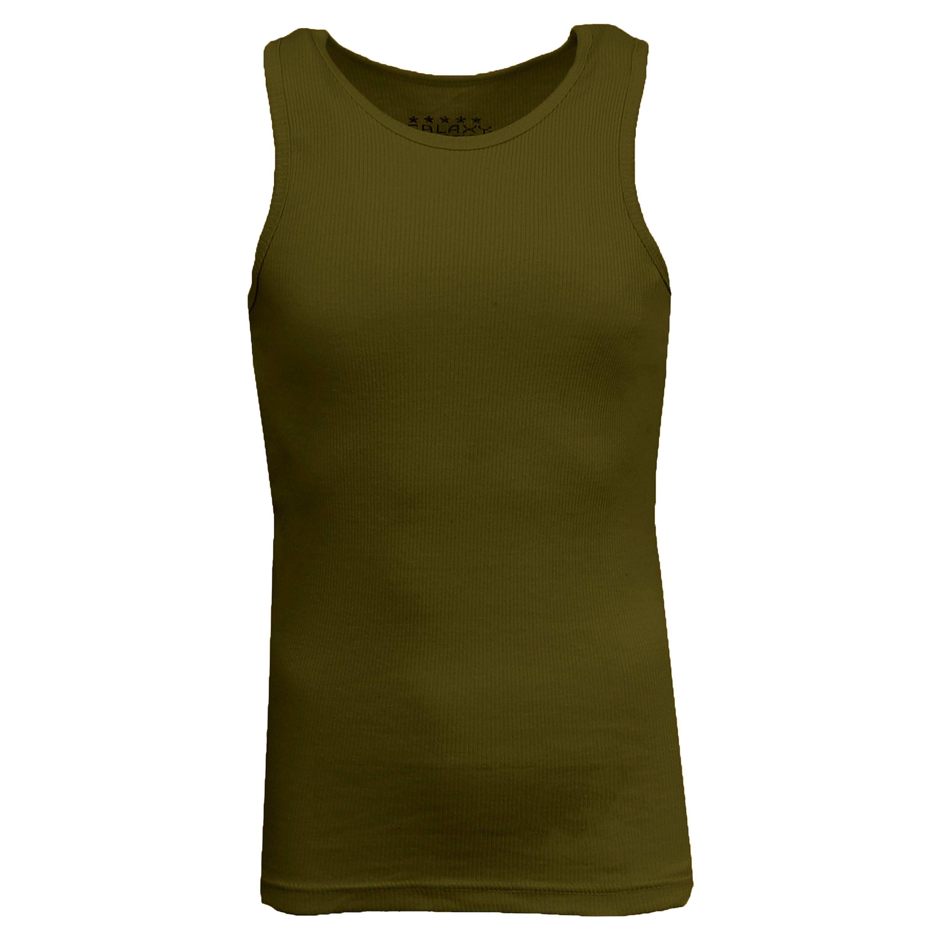 Mens Heavyweight Ribbed Tank Top - Walmart.com