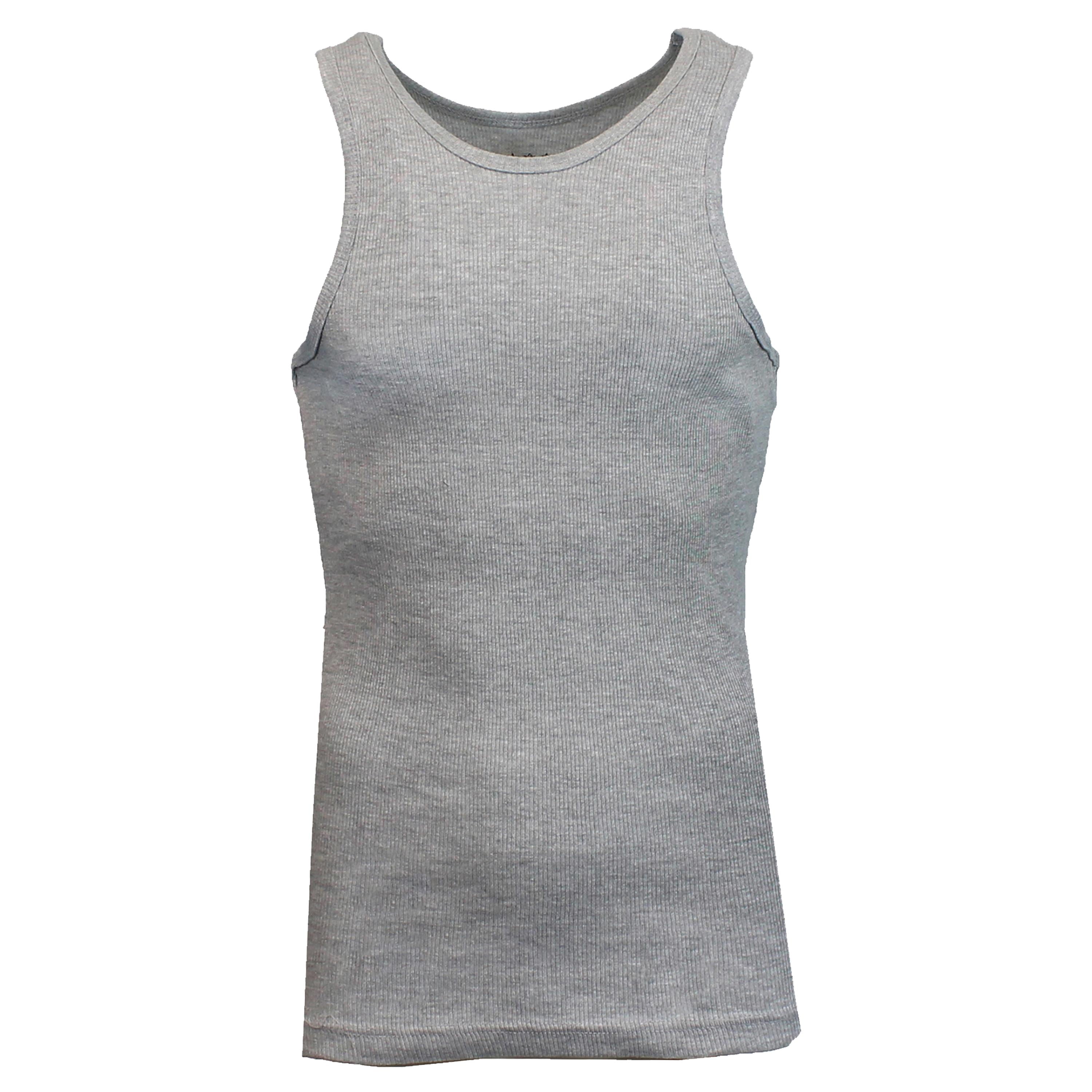 Mens Heavyweight Ribbed Tank Top - Walmart.com