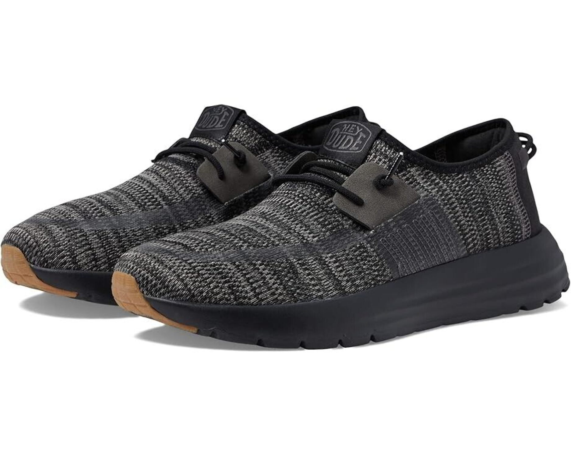 Hey Dude Sirocco Sneaker Men's US 9 Black Night Slip-On Casual Shoes ...