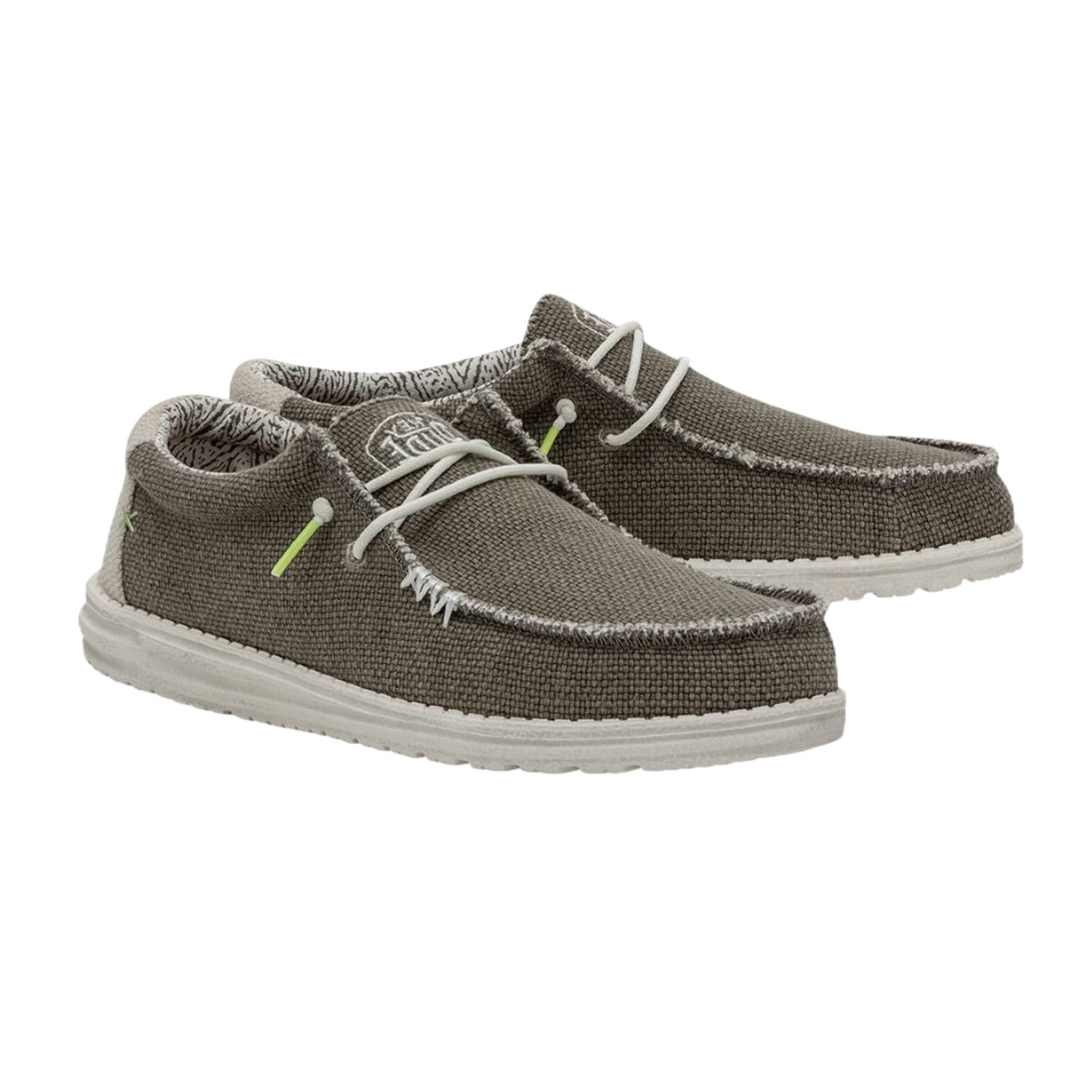 Mens Hey Dude Wally Braided Fossil Casual Shoe - Walmart.com