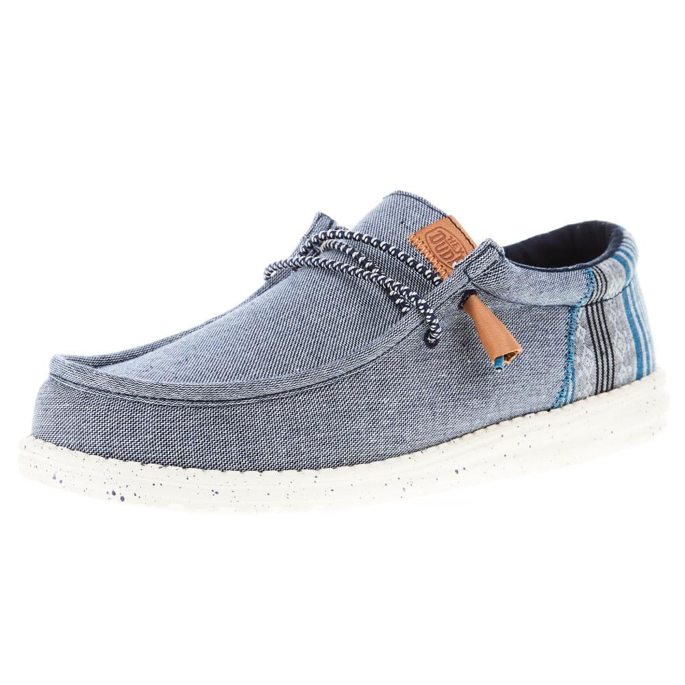 Mens Hey Dude Wally Funk Baja Navy Casual Shoe - Walmart.com