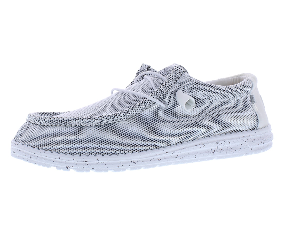 Mens Hey Dude Wally Sox Stone White Casual Shoe - Walmart.com