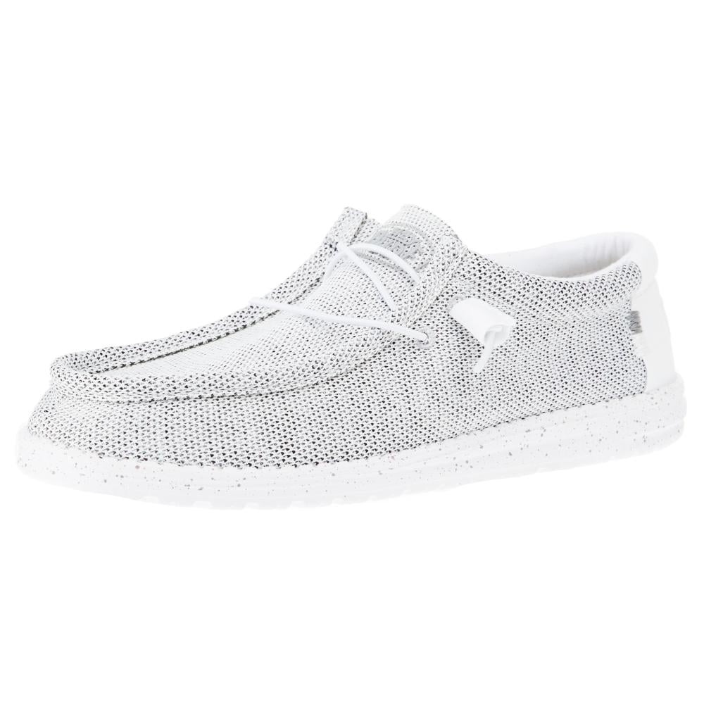 Hey Dude Mens Wally Sox Casual Shoe, Stone White - Walmart.com