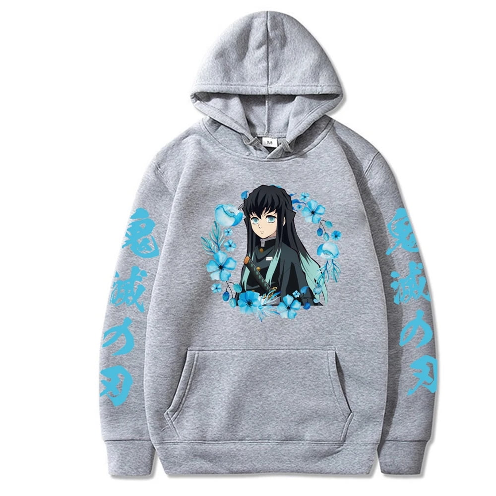 Mens Hoodie Anime Demon Slayer Muichiro Tokito Hoodie Spring and Autumn ...