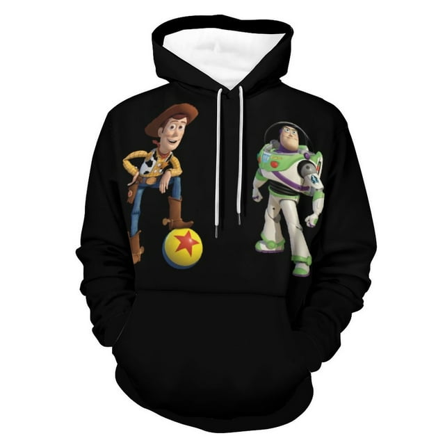 Mens Hoodies,Pixar Toy Story Buzz Lightyear Woody Buds Sweatshirts for ...