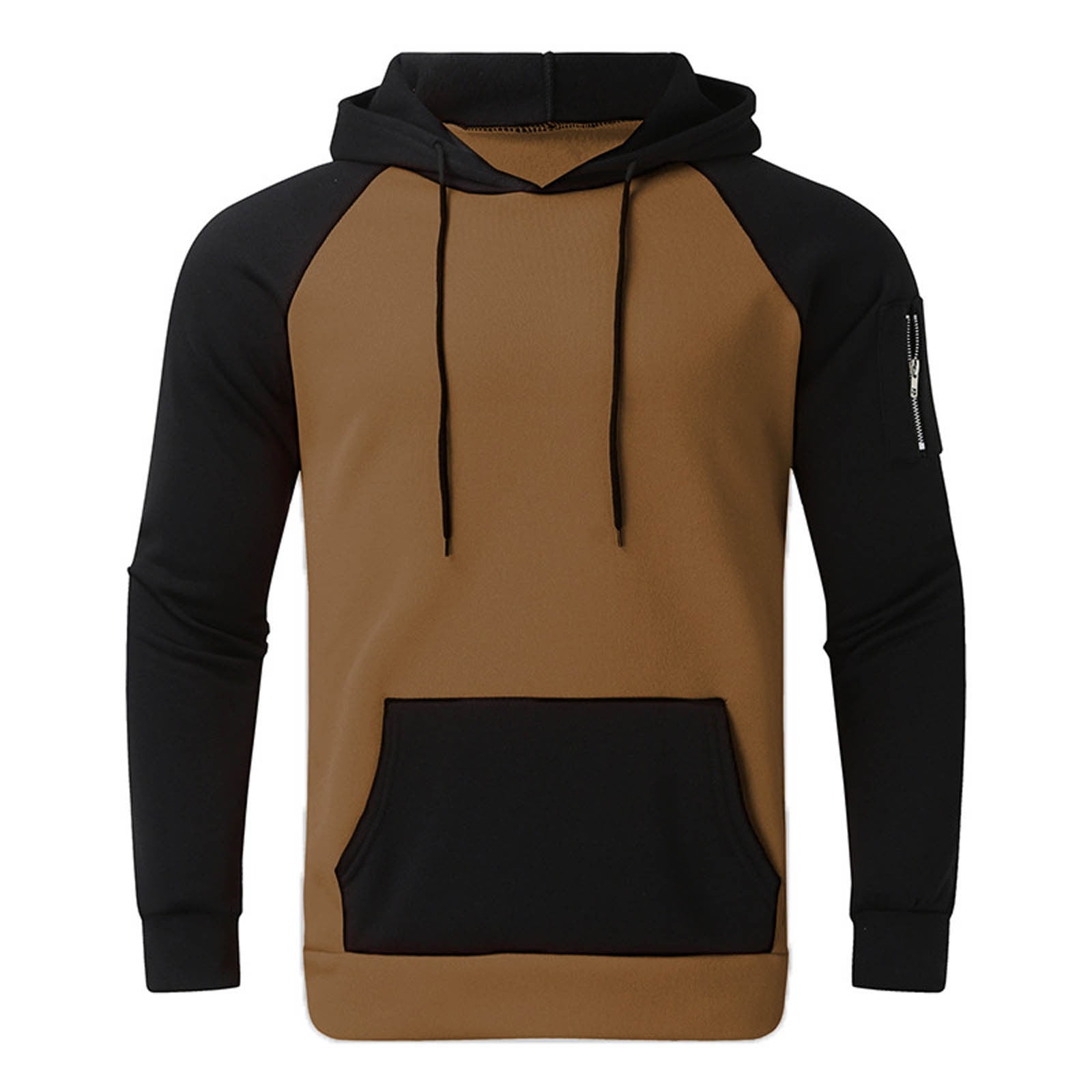 Mens Hoodies Pullover,Hooded Sweatshirts for Men Color Block Gym Long ...