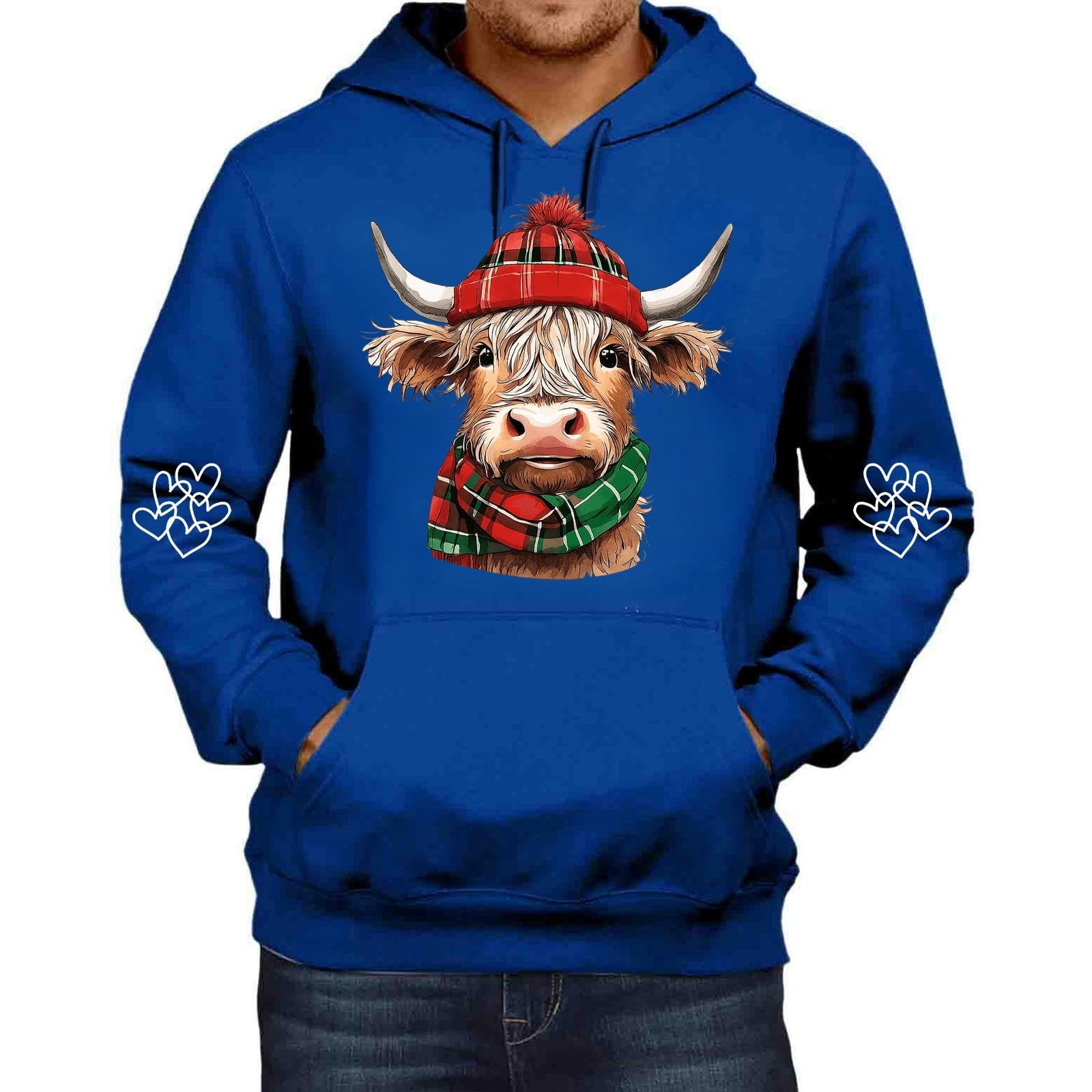 Mens Hoodies Sweatshirt Pullover Long Sleeve Soft Lightweight Fashion ...