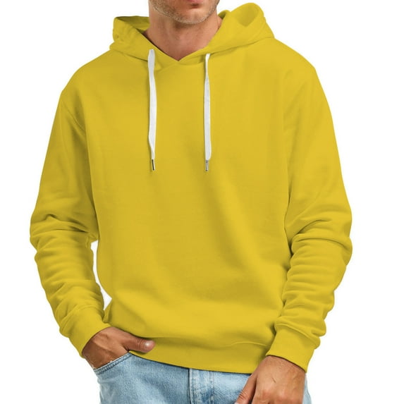 Mens Hoodies Zip Up Trendy Lightweight Work Hoodie Sweatshirt Long ...