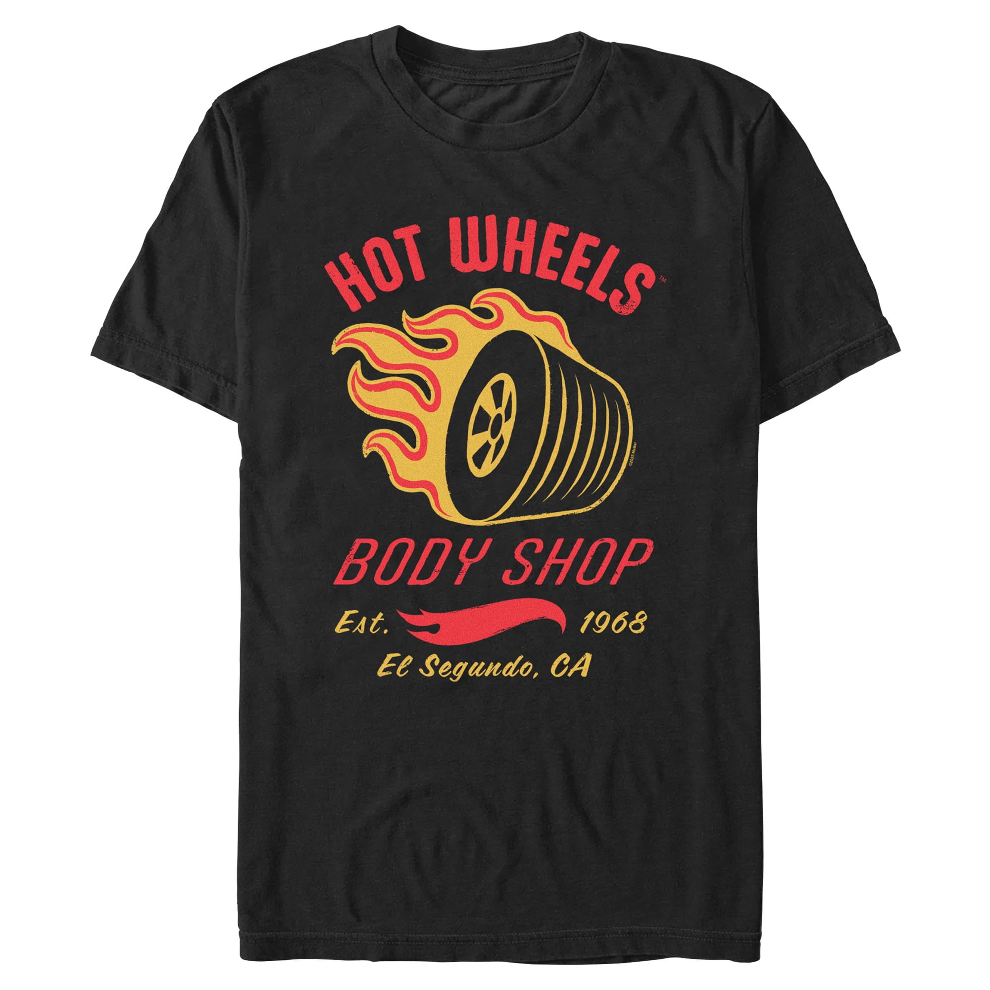 Mens Hot Wheels Body Shop Est. 1968 T Shirt - Walmart.com