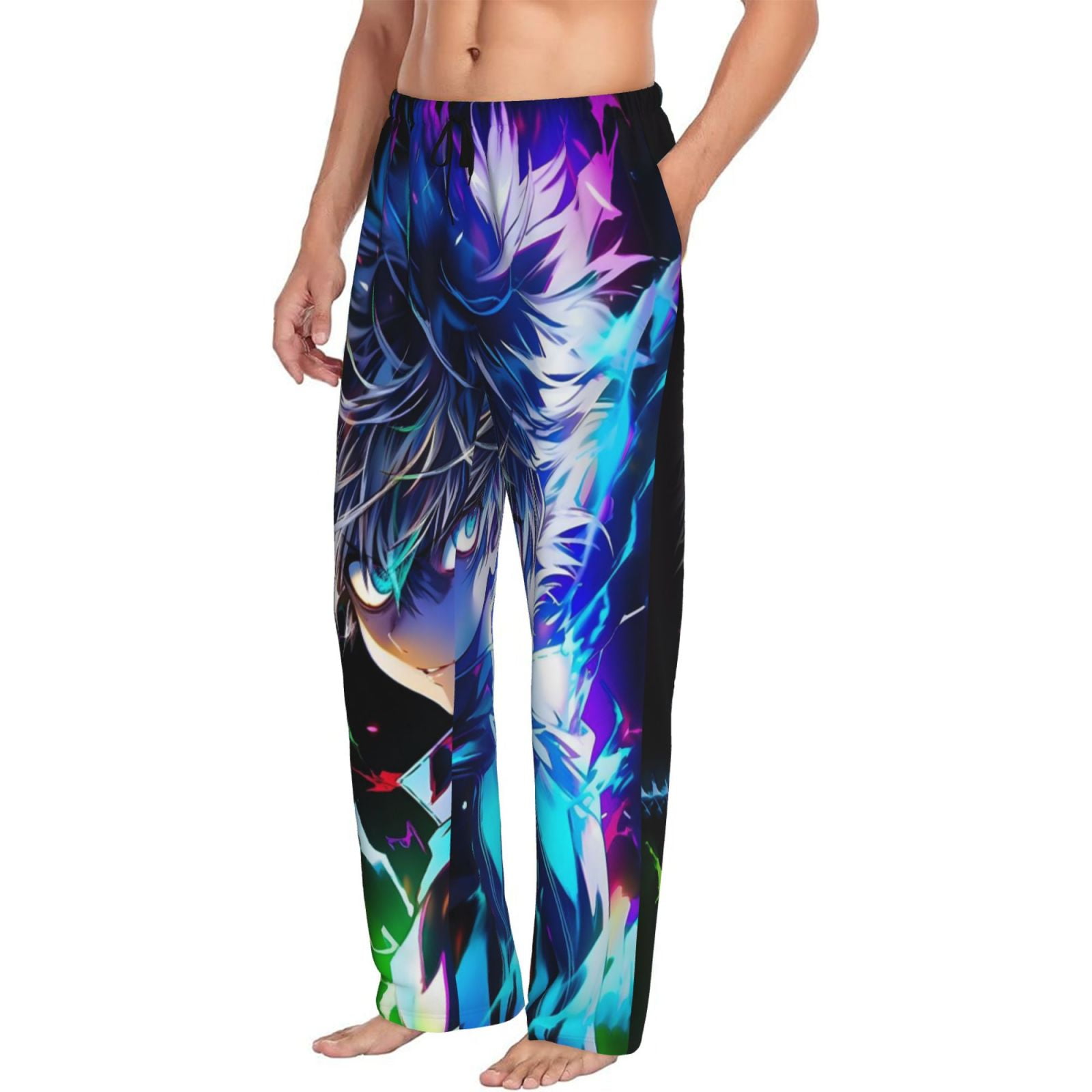 Mens Hunter X Hunte Killua Lightning Pajama Pants Soft Lightweight ...