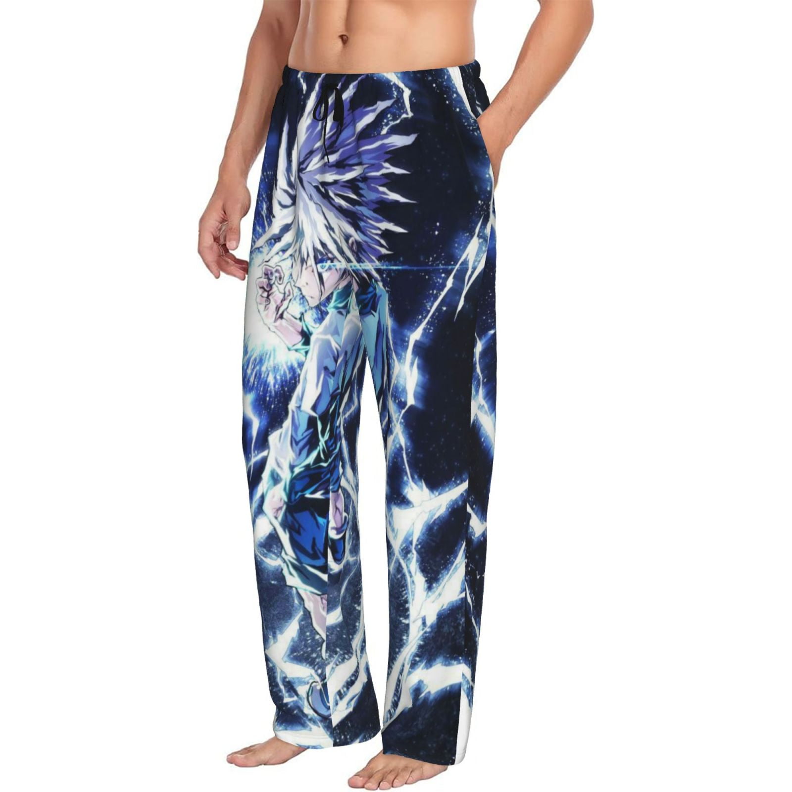 Mens Hunter X Hunte Killua Lightning Pajama Pants Soft Lightweight ...