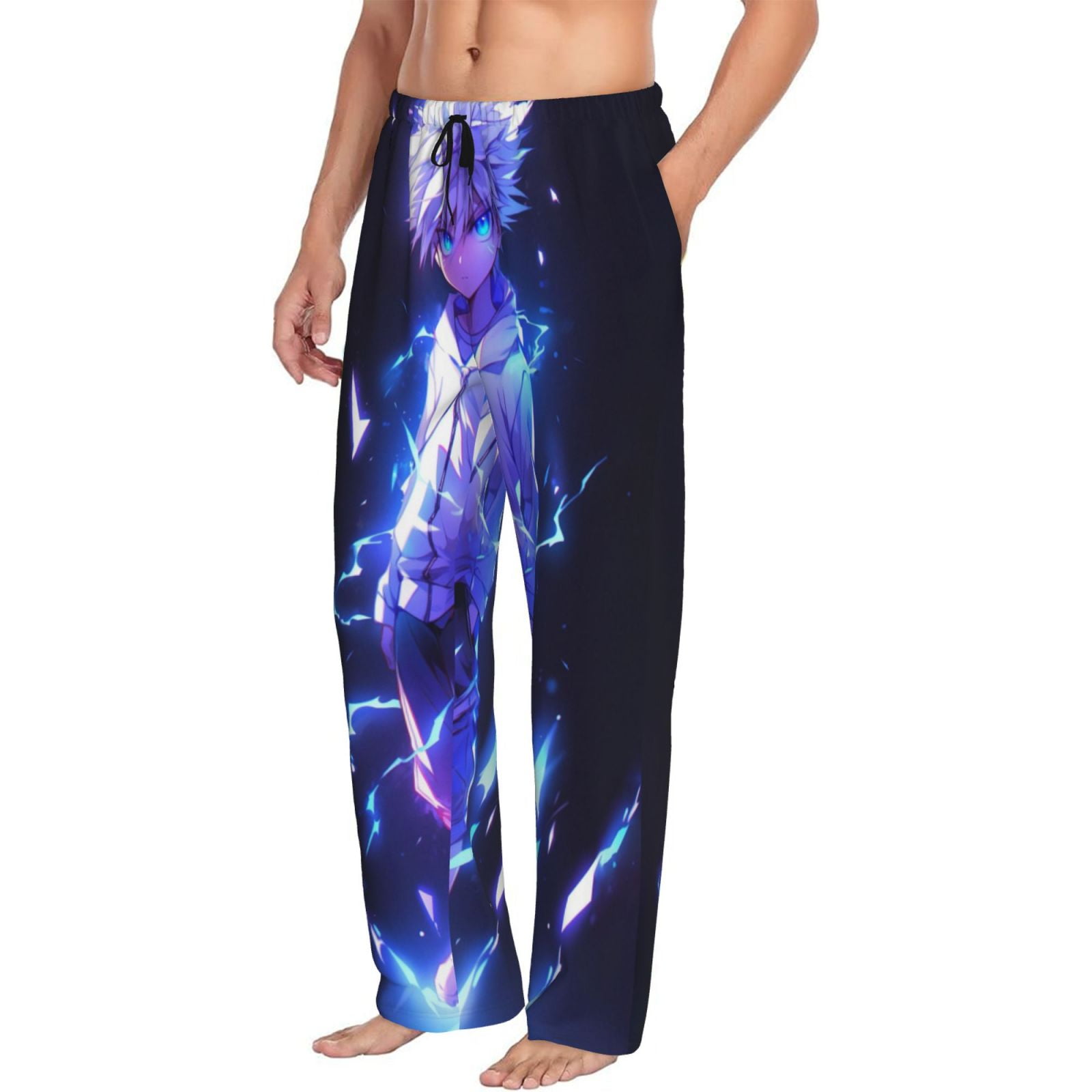 Mens Hunter X Hunte Killua Lightning Pajama Pants Soft Lightweight ...