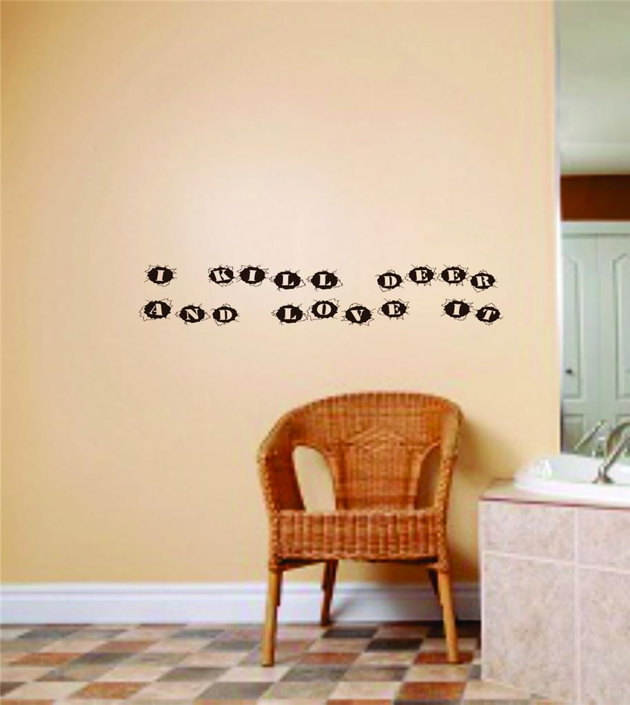 Mens Hunting Picture Art Graphic Sticker Vinyl Decals For Walls ...