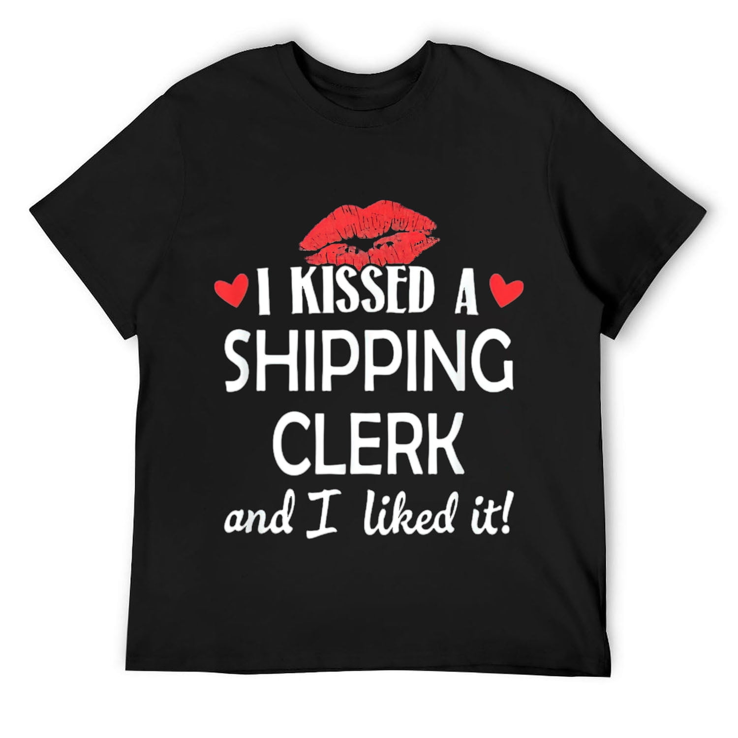 Mens I Kissed a Shipping Clerk Design Married Dating Anniversary T ...