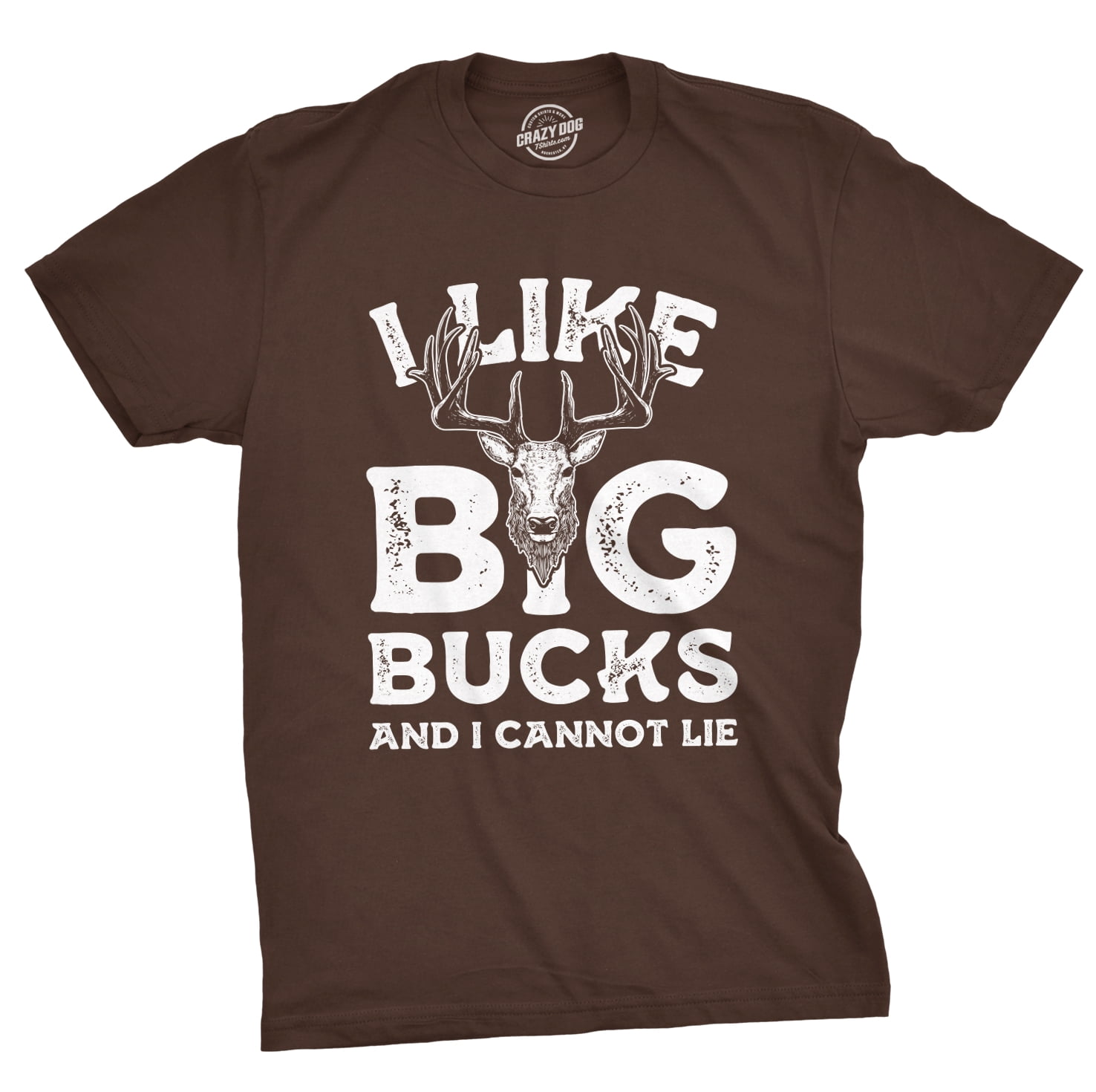 Mens I Like Big Bucks And I Cannot Lie Tshirt Funny Deer Hunting Tee