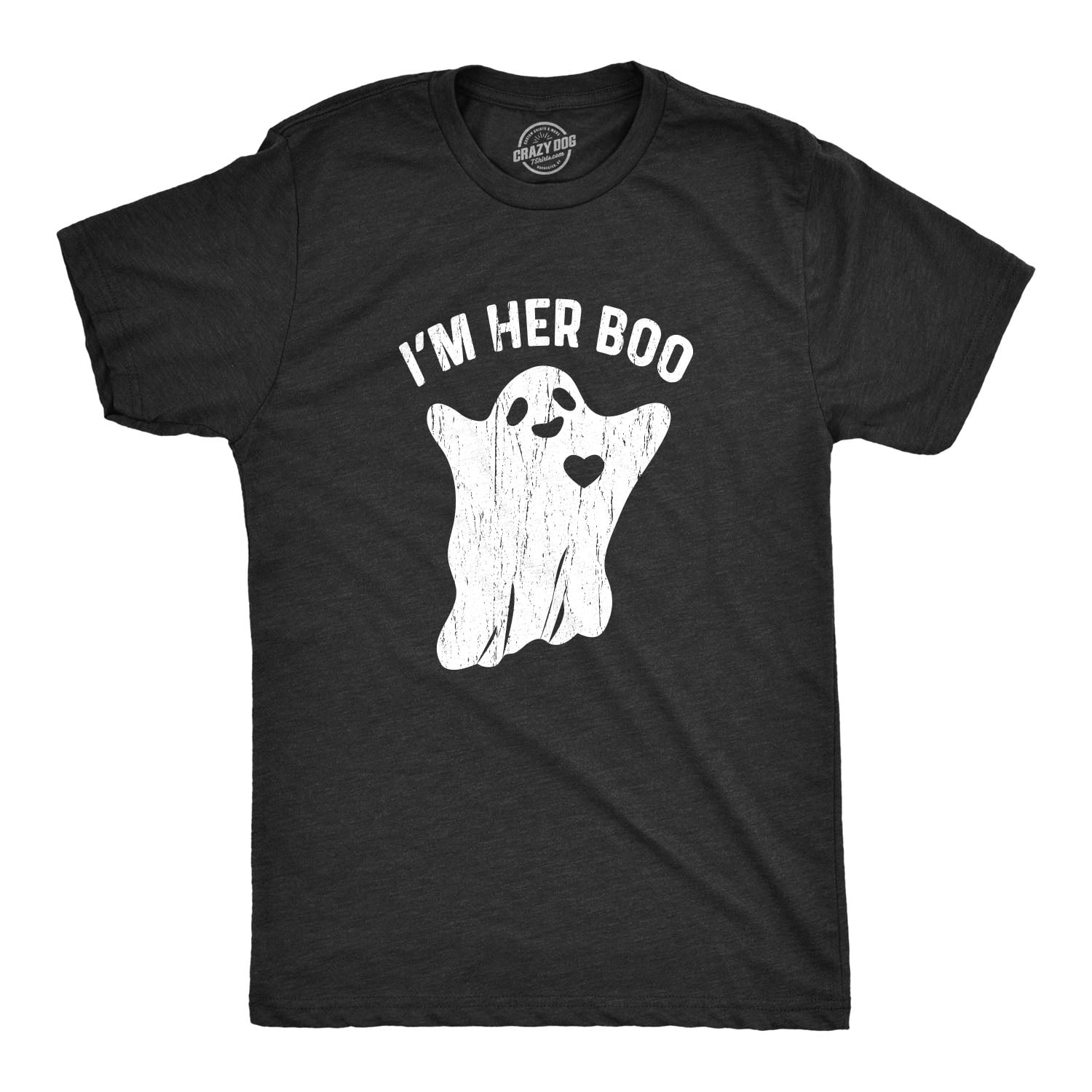 Mens I'm Her Boo T Shirt Funny Halloween Ghost Dating Relationship Tee ...