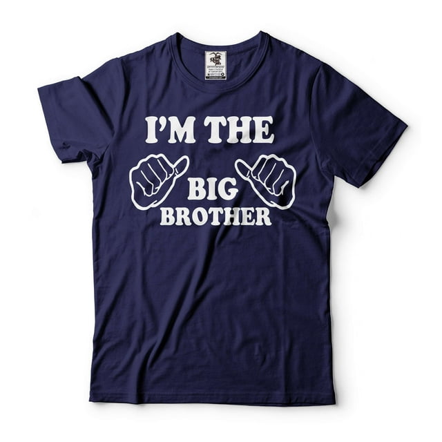 Mens I'm The Big Brother Shirt Funny Brother Tee Shirt Family Shirts Gift For Big Brother (XX ...