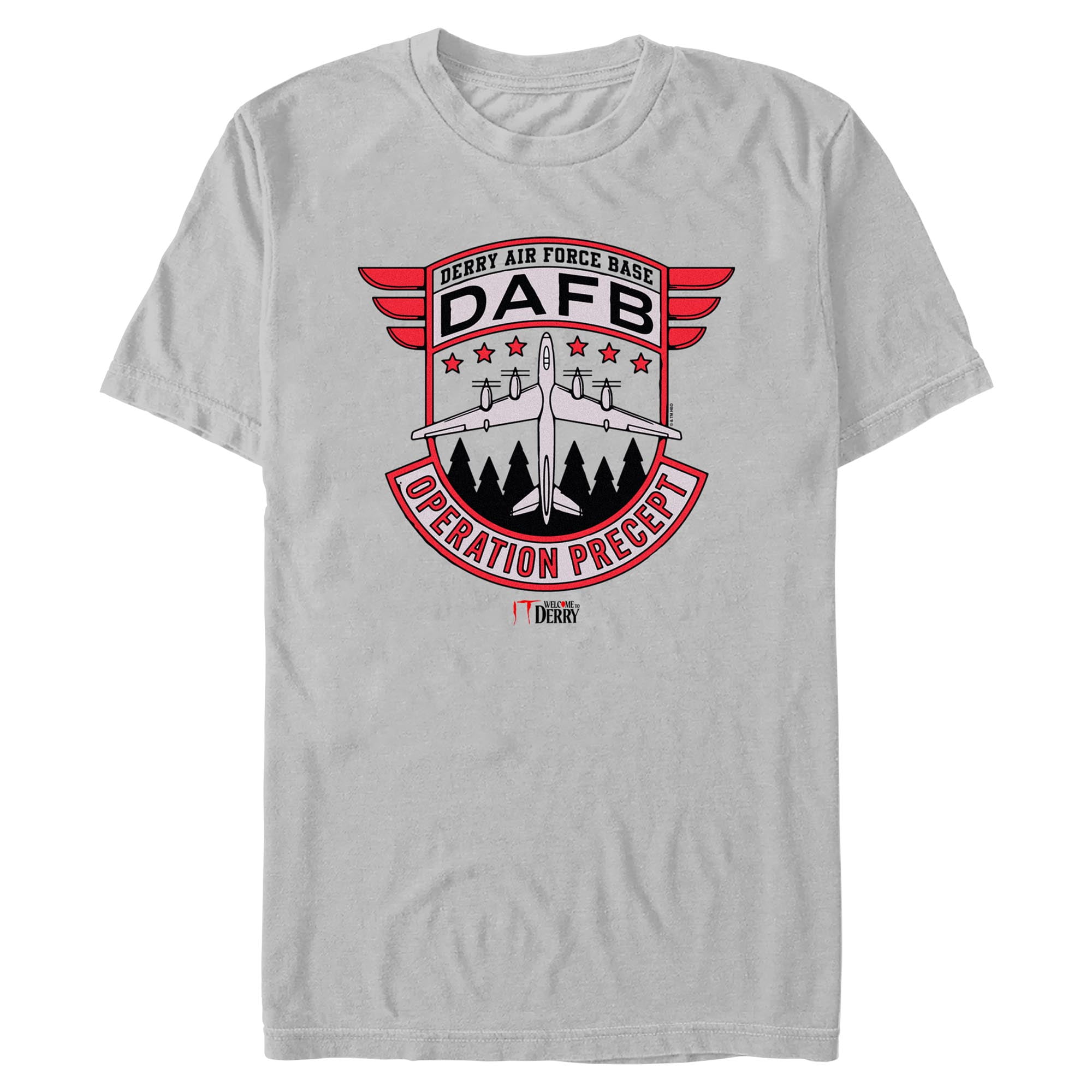 Mens It: Welcome to Derry Air Force Base Operation Precept Badge T ...