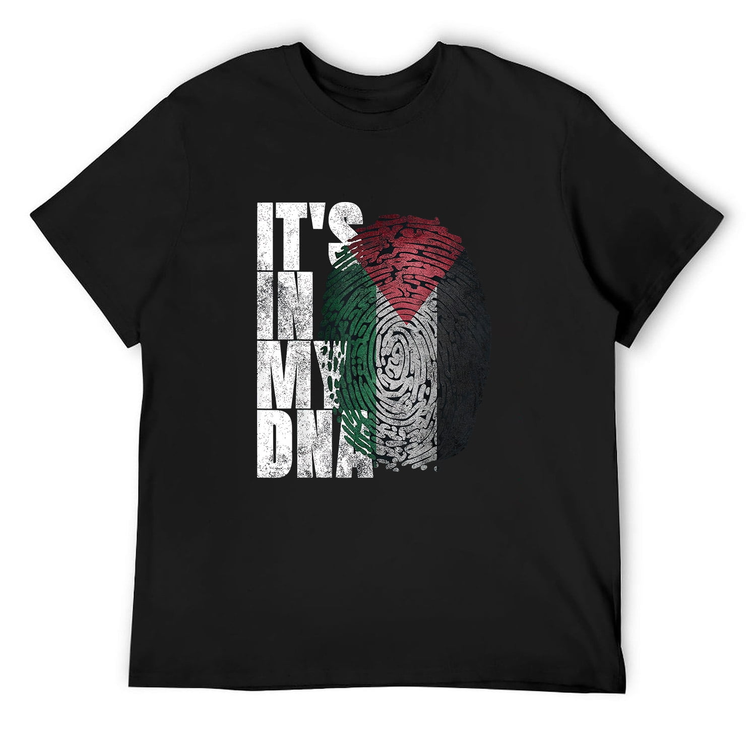 Mens It's In My DNA Palestinian Shirt Arabic Gifts Palestine Flag T ...