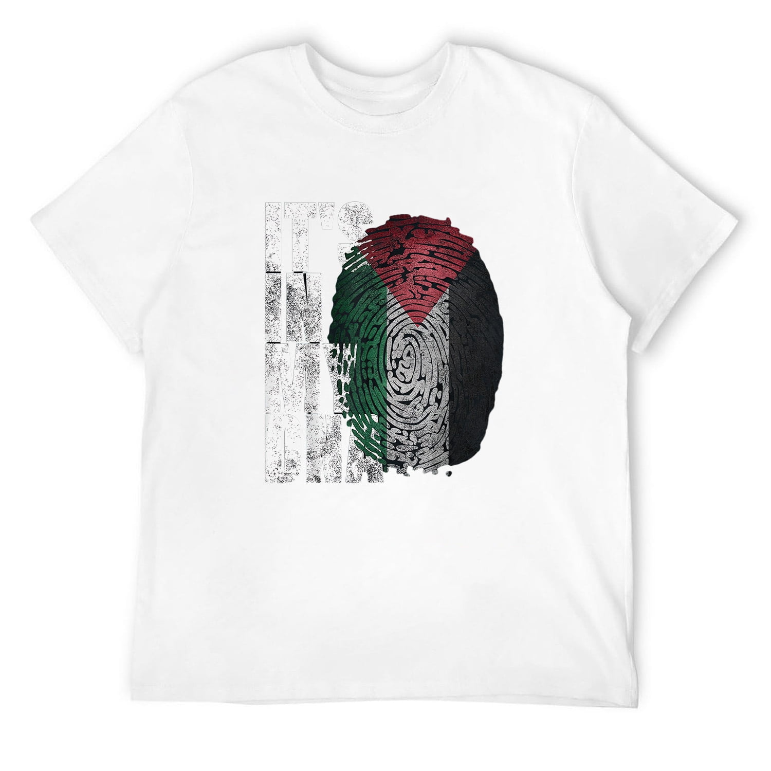 Mens It's In My DNA Palestinian Shirt Arabic Gifts Palestine Flag T ...