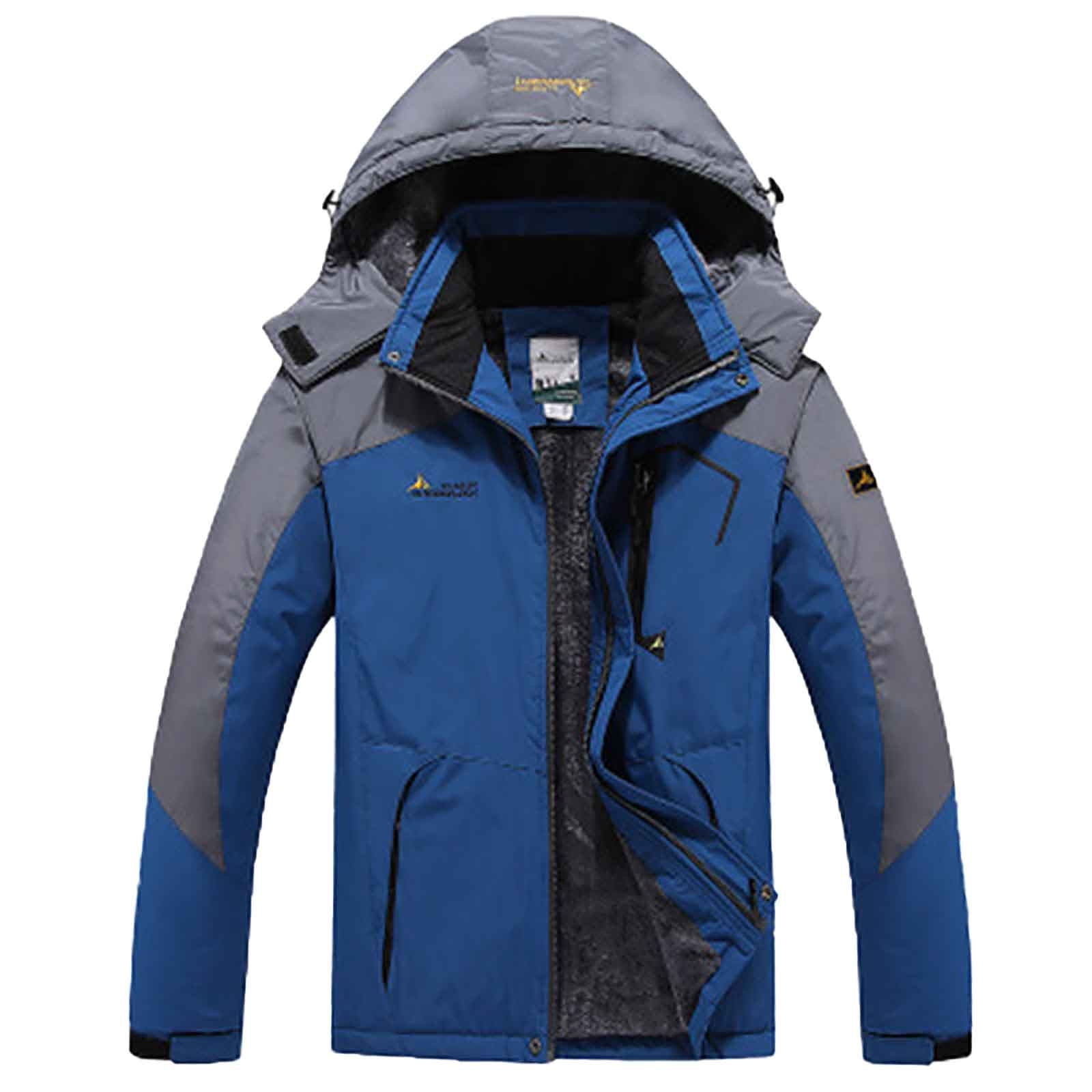 Mens Jacket Winter Outdoor Skiing Snow Warm Wool Sprinter Tops ...