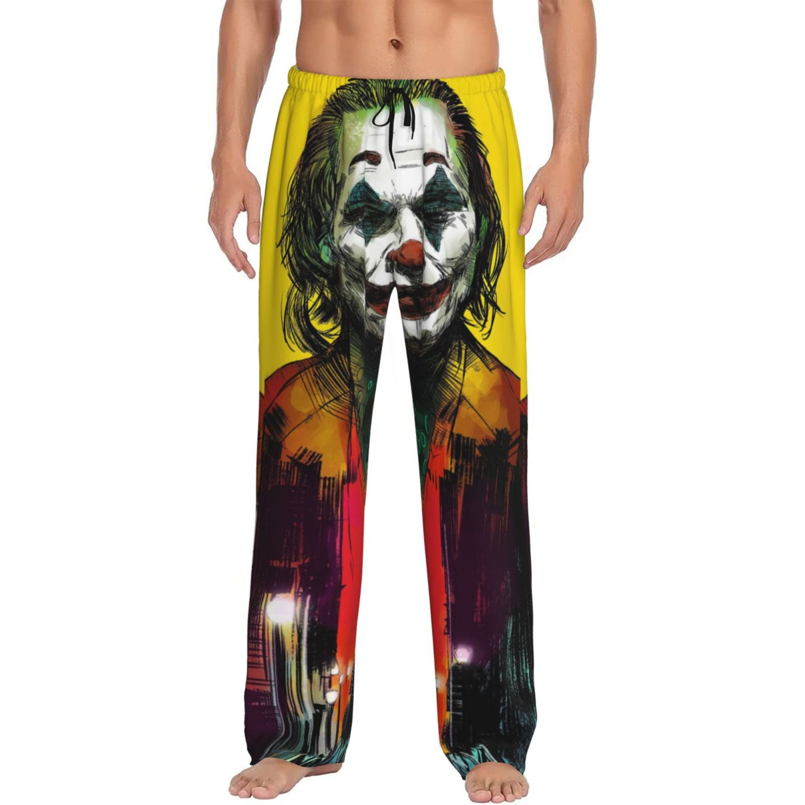 Mens Joker Pajama Pants Soft Lightweight Pajama Pants Cartoon Pajama ...