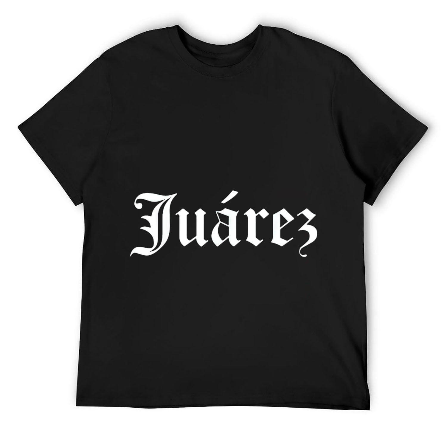 Mens Juarez city Mexico Old English Font Chola Representing T-Shirt ...