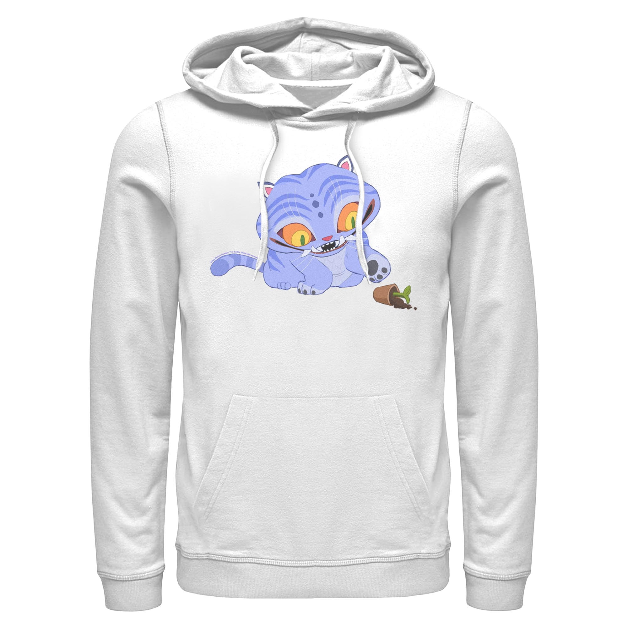 Mens KPop Demon Hunters Mischievous Derpy Lightweight Hoodie - Walmart.com