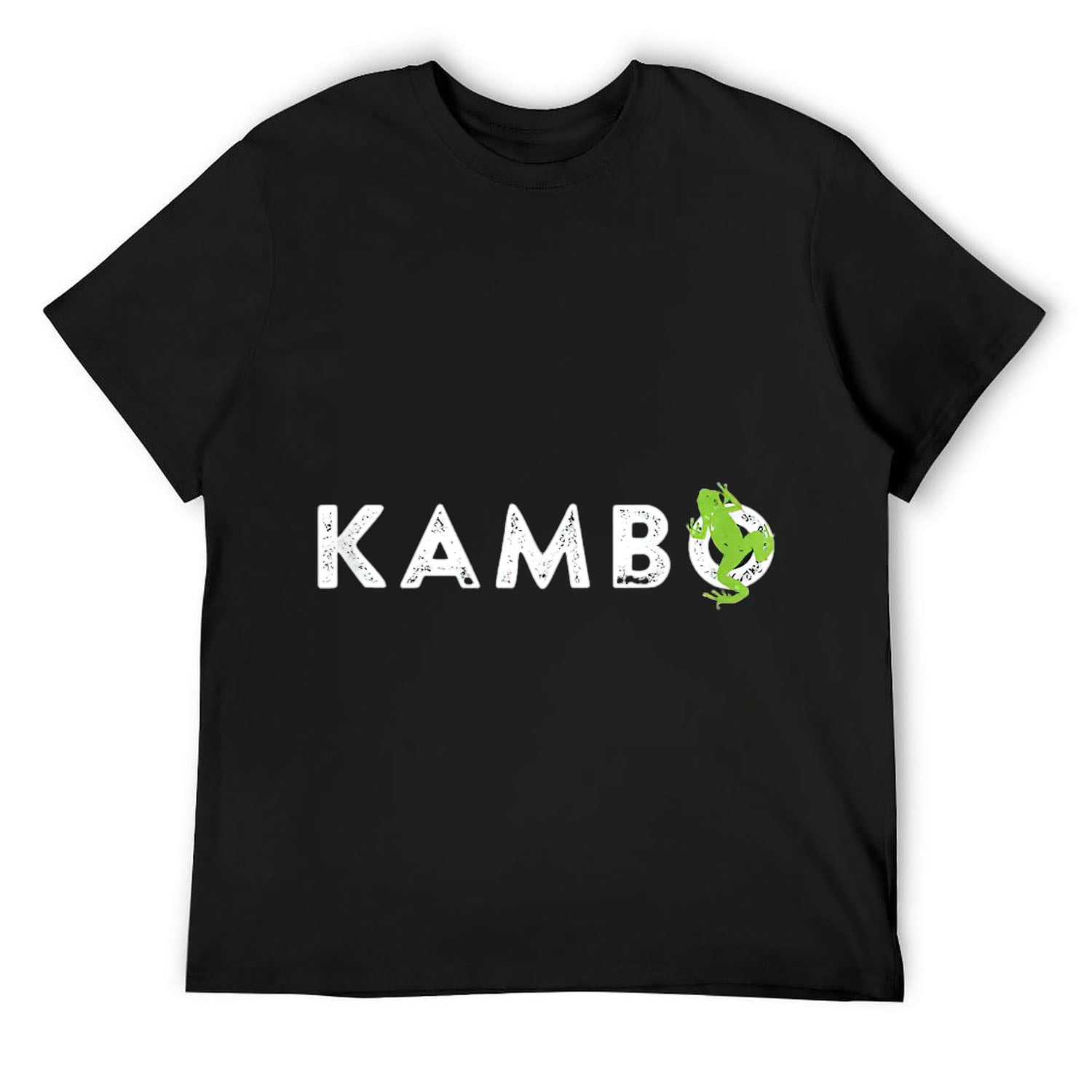 Mens Kambo Jungle Medicine Sapo Tree Frog Quote Design T Shirt Black ...