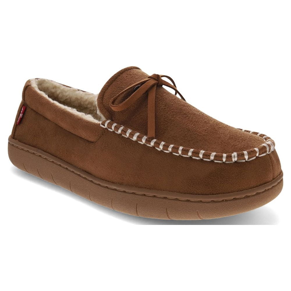 Mens Kameron 2 Microsuede Comfort Moccasin Indoor/Outdoor Slipper Shoe ...