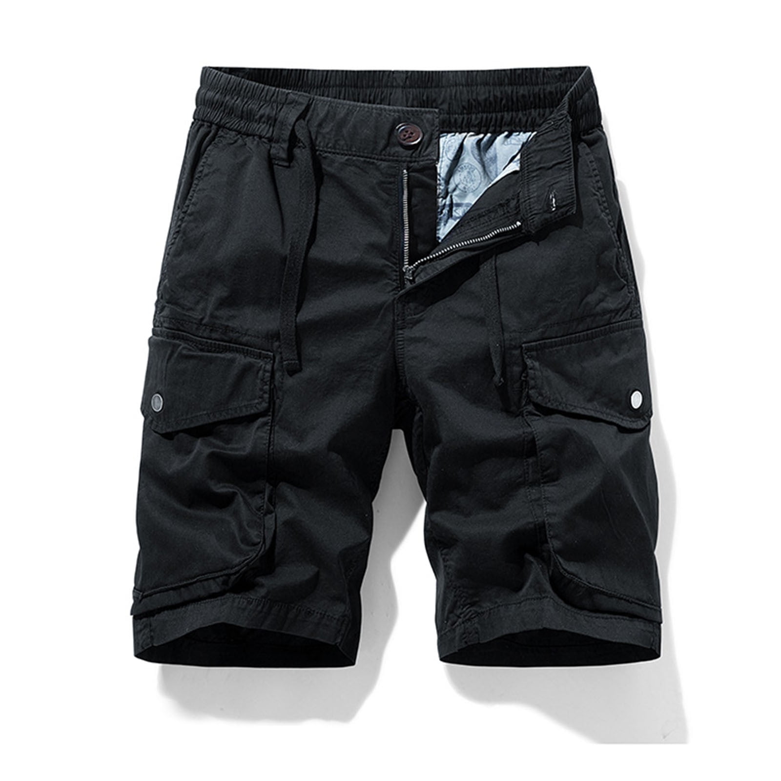 Mens Khaki Cargo Shorts, Multi - Pockets, Rugged Build, Summer Hunting ...