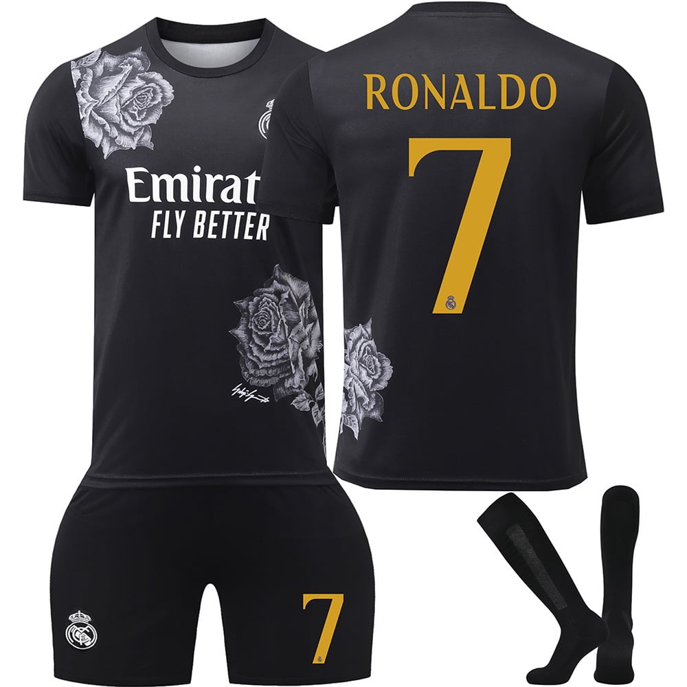Mens/Kids 2024 New Soccer Activewear MCF #7 Ronaldo Soccer Jerseys ...