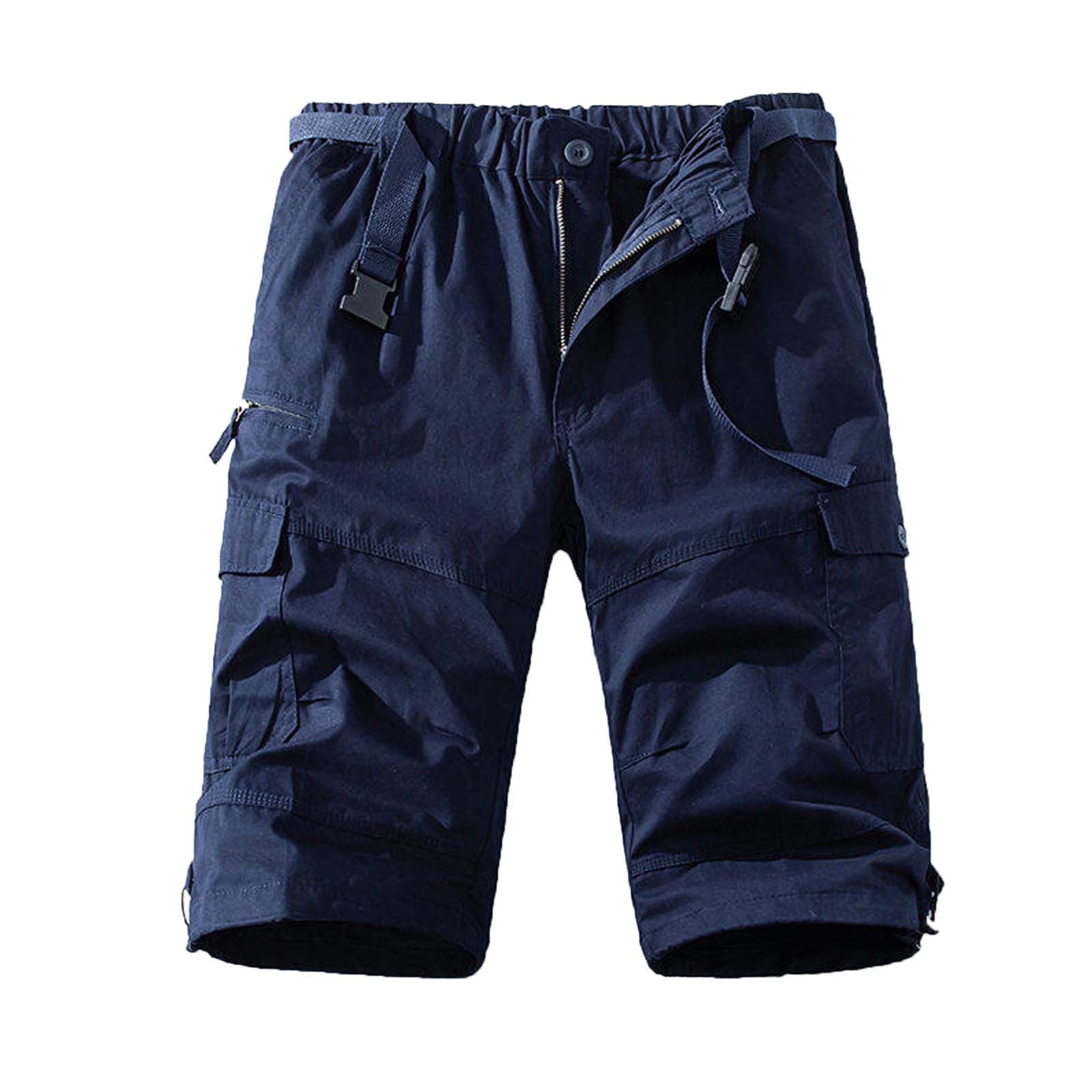 Mens Below The Knee Cargo Shorts Sport Shorts Workout Cargo Shorts for ...