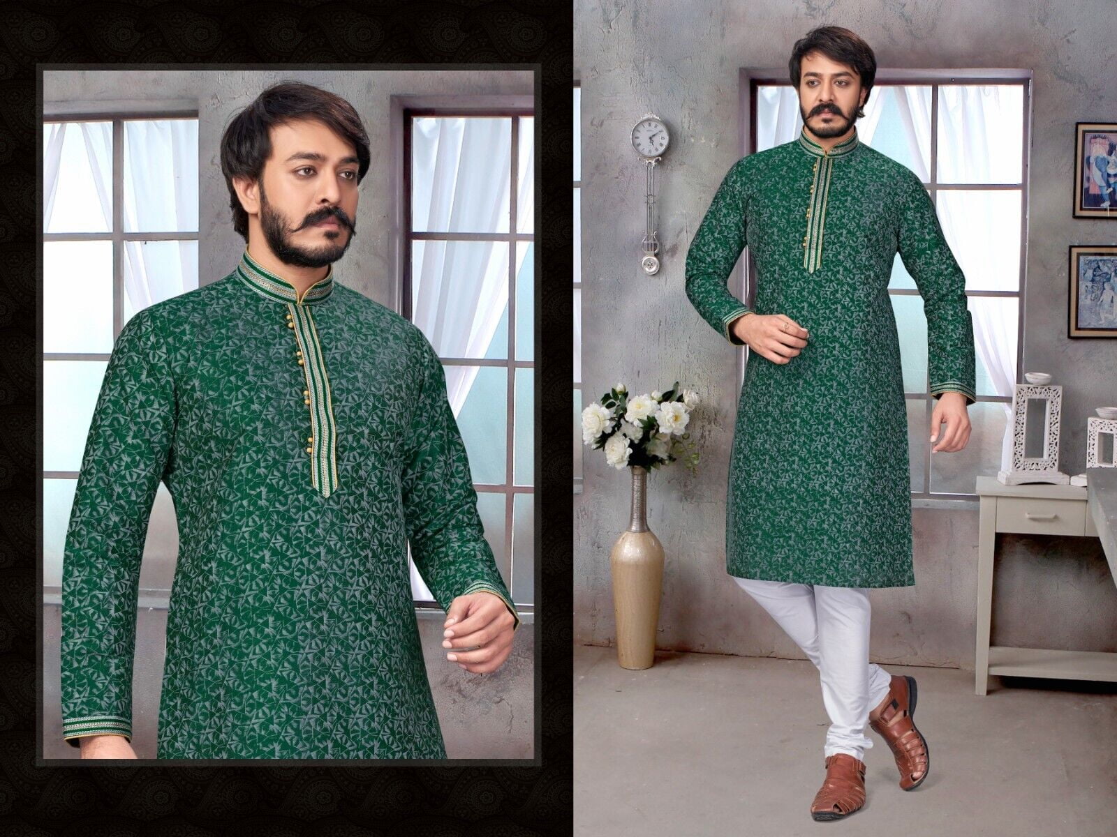 Mens Kurta pajama set |mens wedding wear kurta |indian kurta dress ...