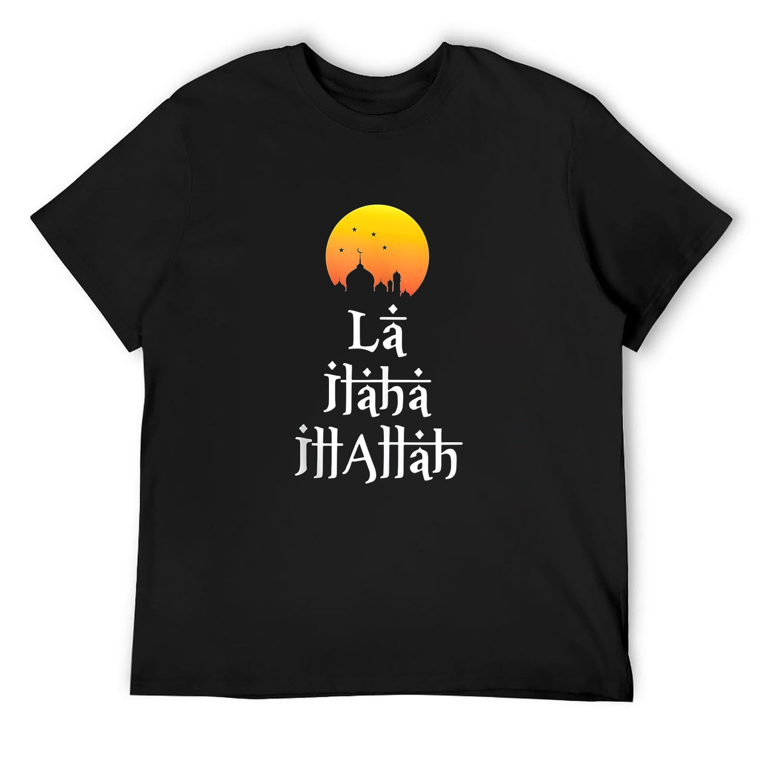 Mens La Ilaha Illa Allah Islamic Muslim Ramadan Eid Tee Men T Shirt ...