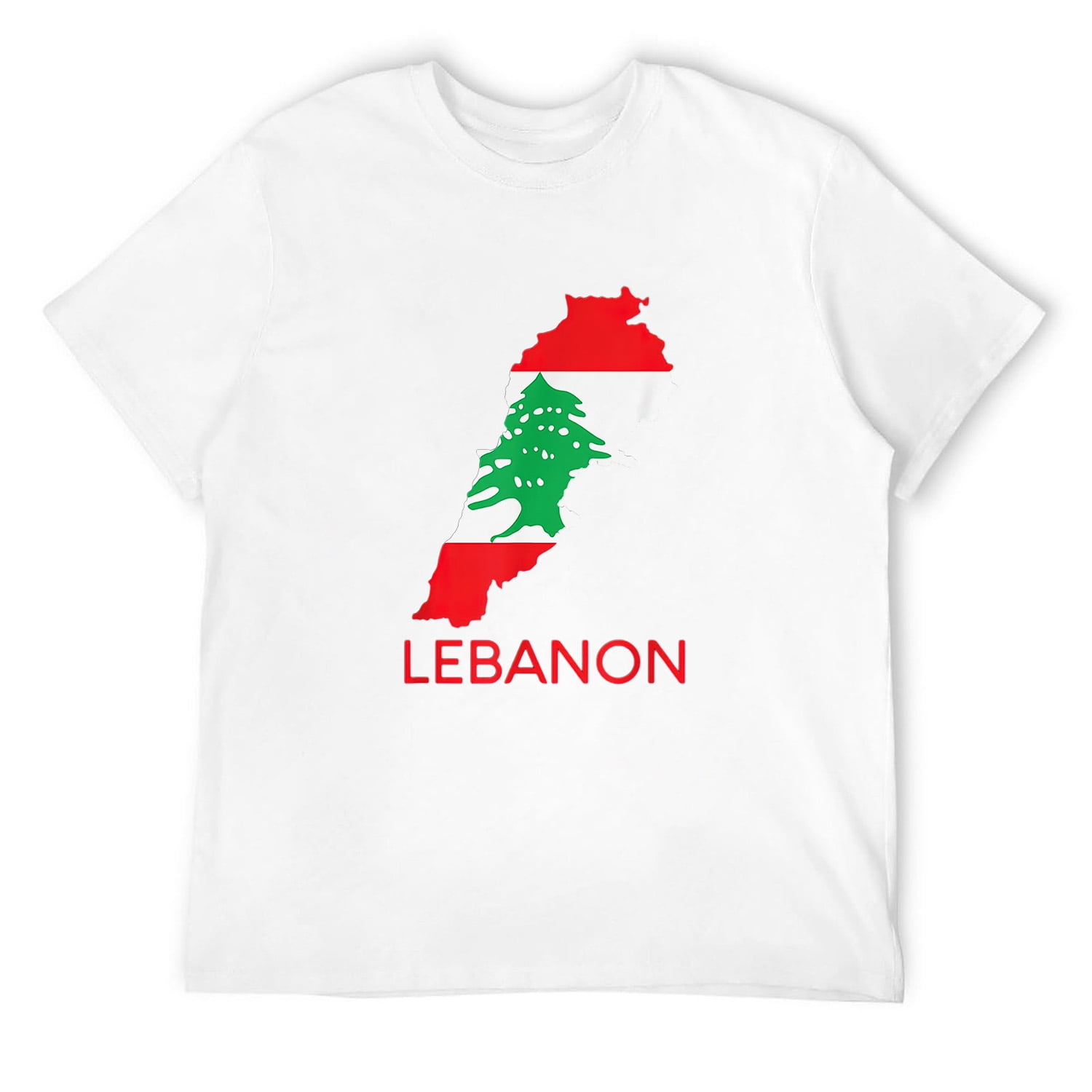 Mens Lebanon Flag Cedar Tree Beirut Lebanese Arabic Arab Islam T-Shirt White 3X-Large - Walmart.com
