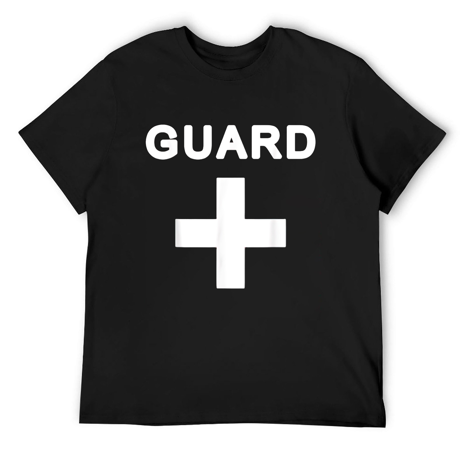 Mens Lifeguard Cross Sign T-Shirt Black 4X-Large - Walmart.com