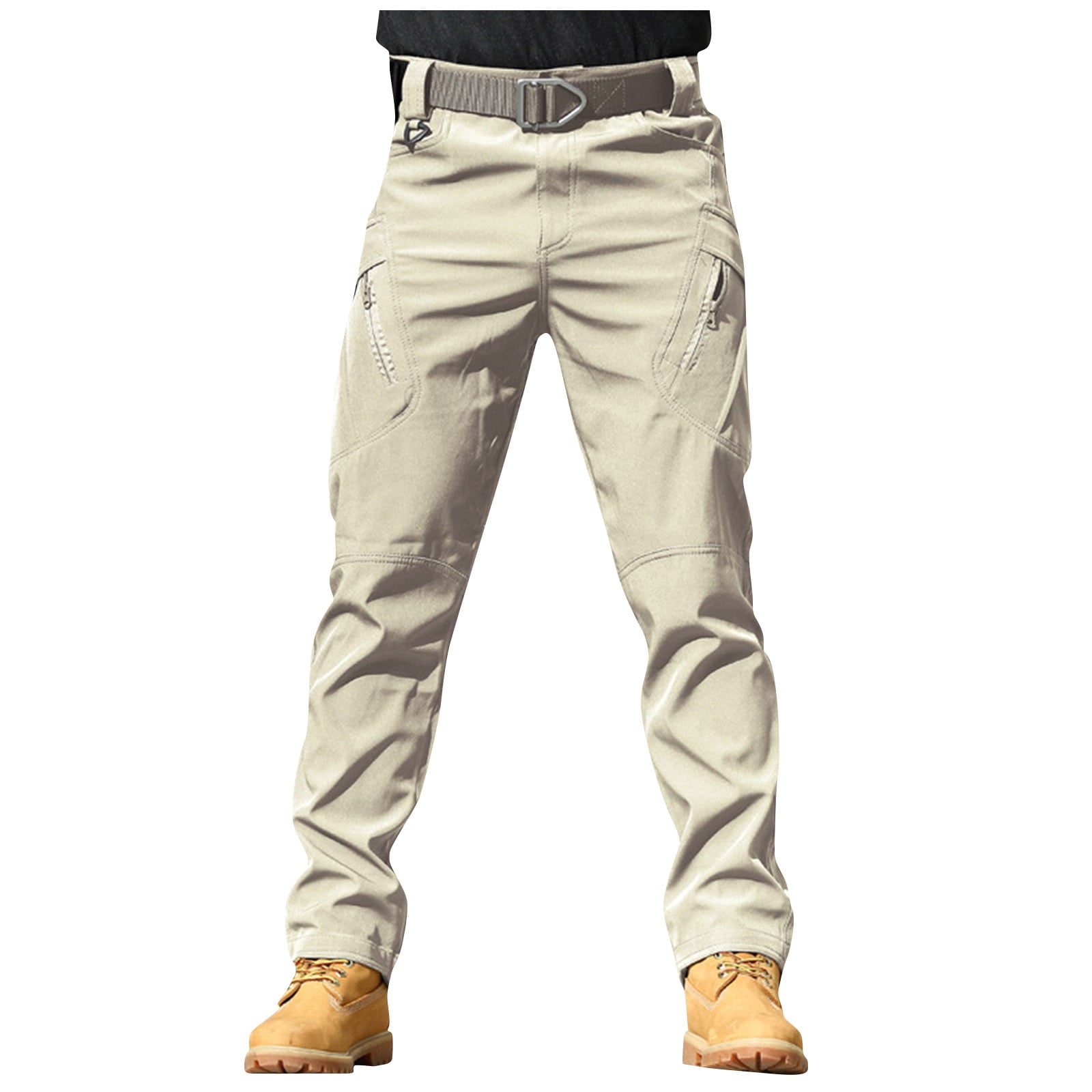 Lightweight Hiking Pants，Mens Cargo Pants Water Resistant Relaxed Fit ...