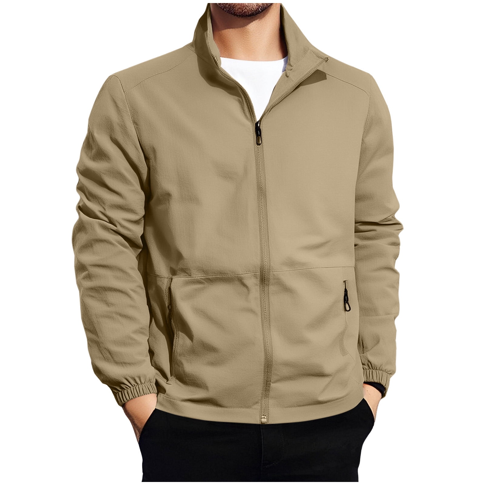 Mens Lightweight Jackets Casual Stylish Windbreakers for Men Light ...