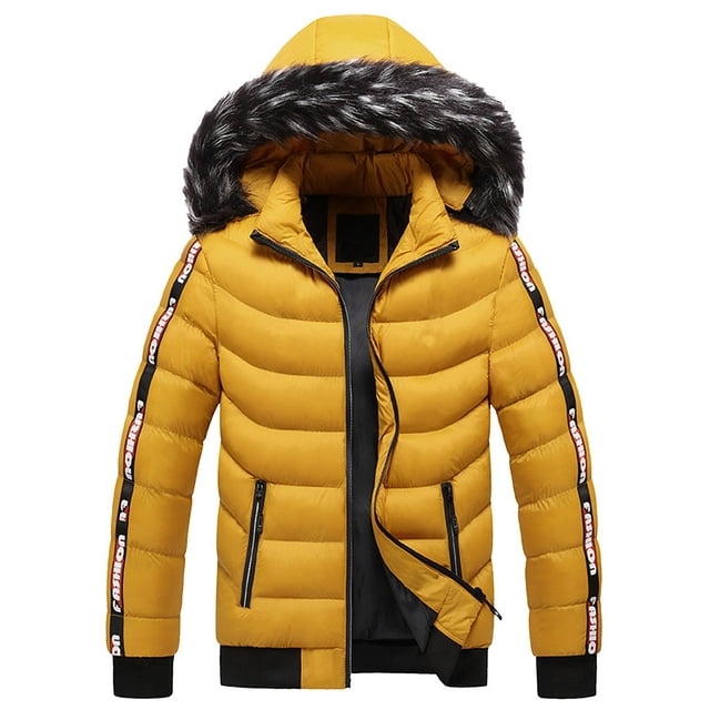 Mens Lightweight Packable Puffer Jacket Hooded Insulated Thermal Puffy ...