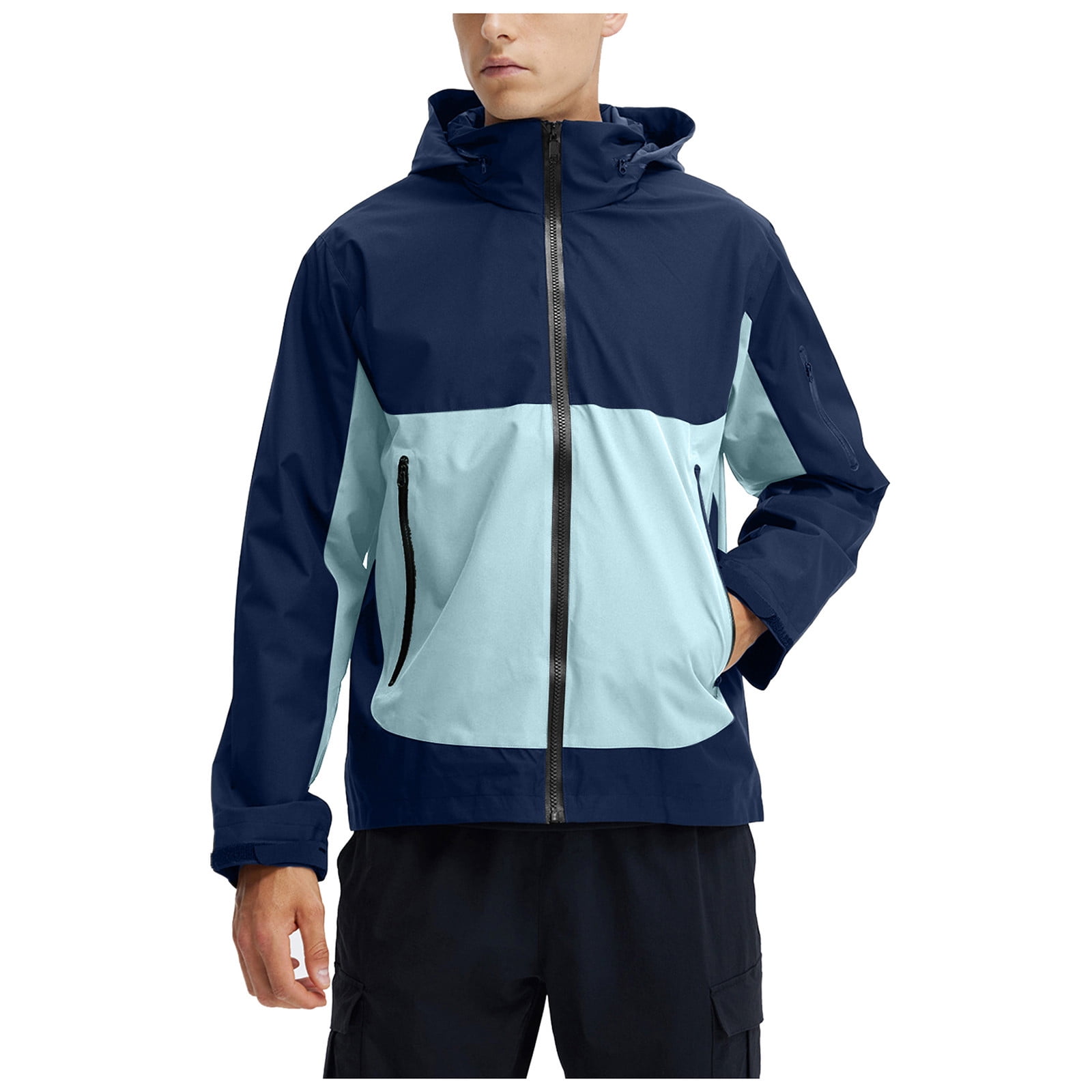 Mens Lightweight Windbreaker Jacket Hooded Packable Jackets for Men ...