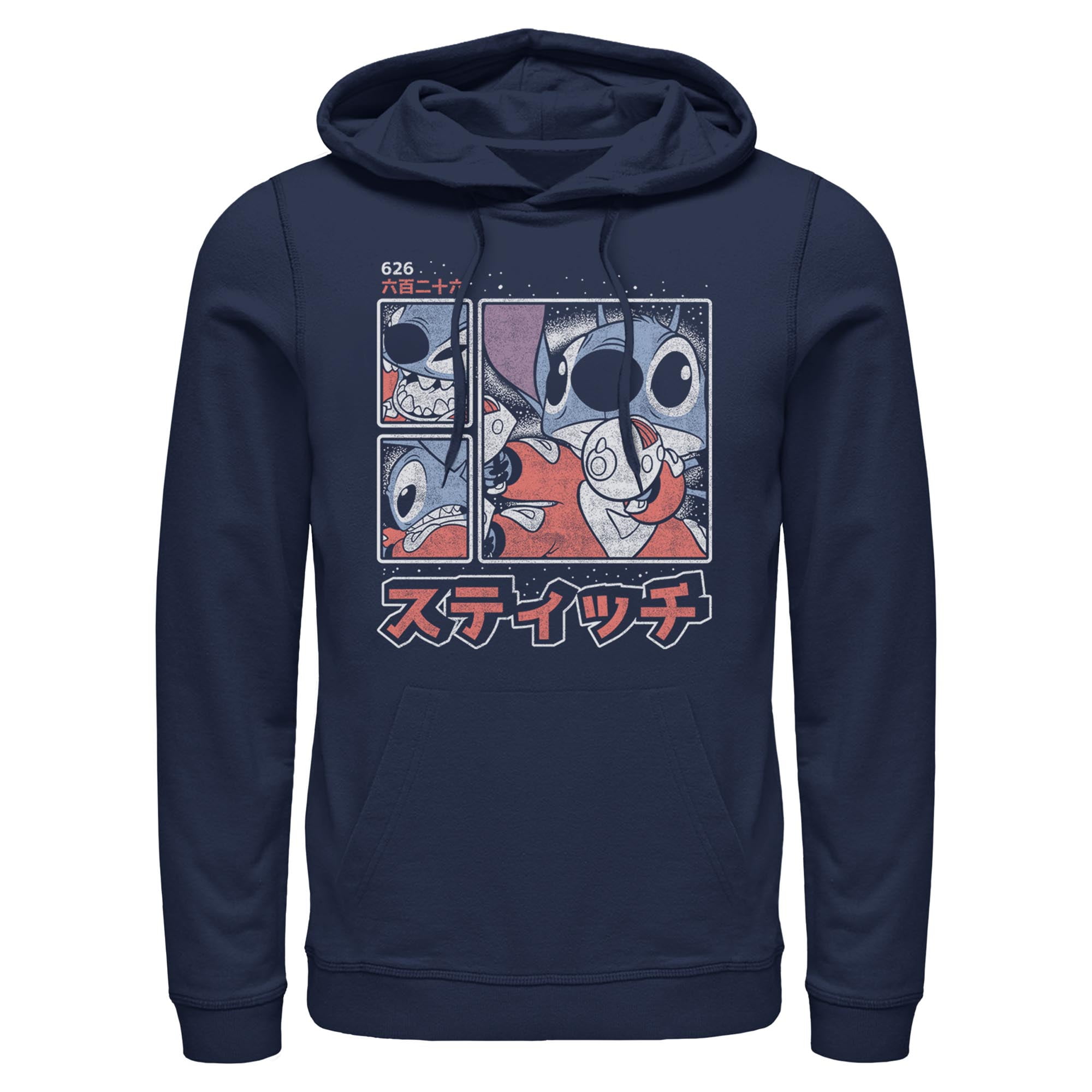 Mens Lilo & Stitch Comic Book Panels Lightweight Hoodie - Walmart.com