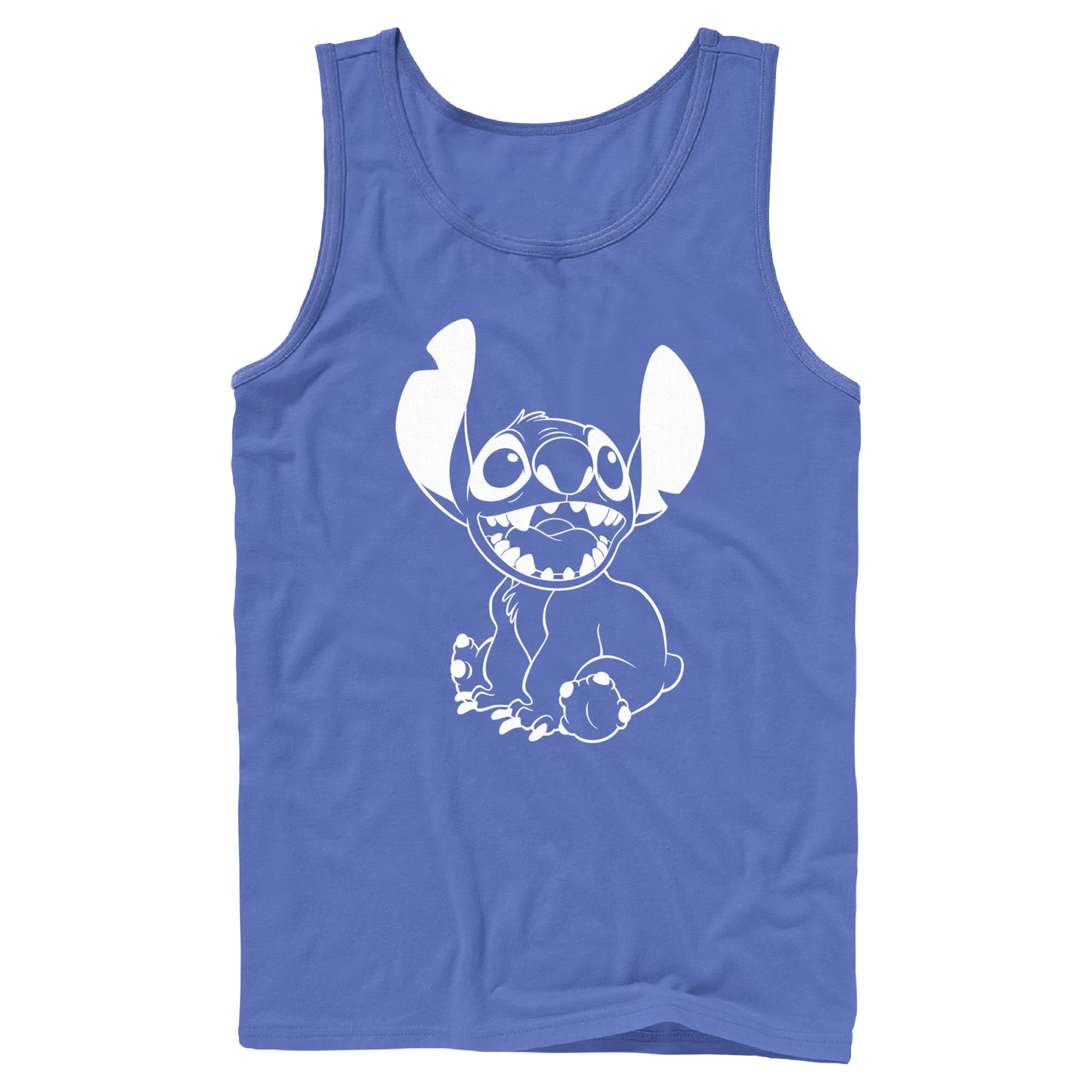 Mens Lilo & Stitch Negative Black and White Tank Top - Walmart.com