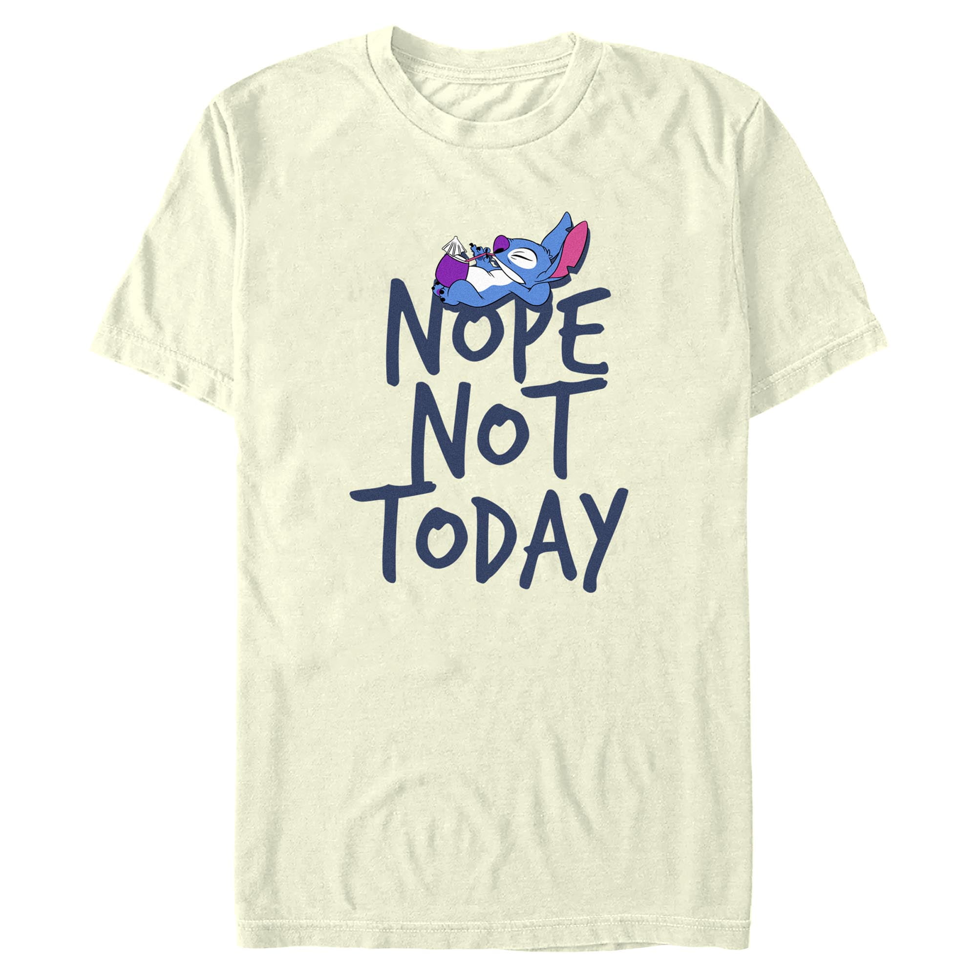 Mens Lilo & Stitch Nope Today Stitch T Shirt - Walmart.com