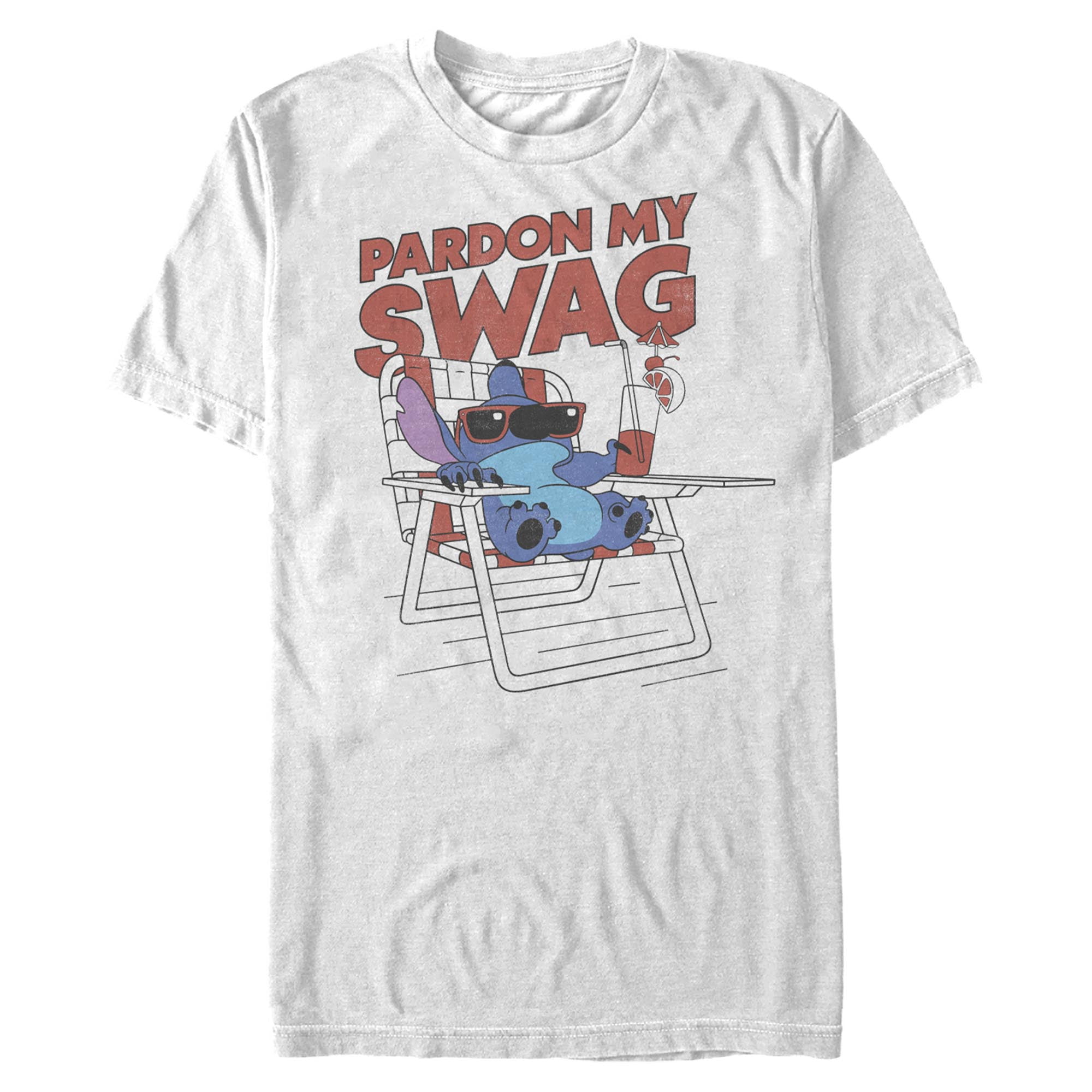 Mens Lilo & Stitch Pardon My Swag Stitch T Shirt - Walmart.com
