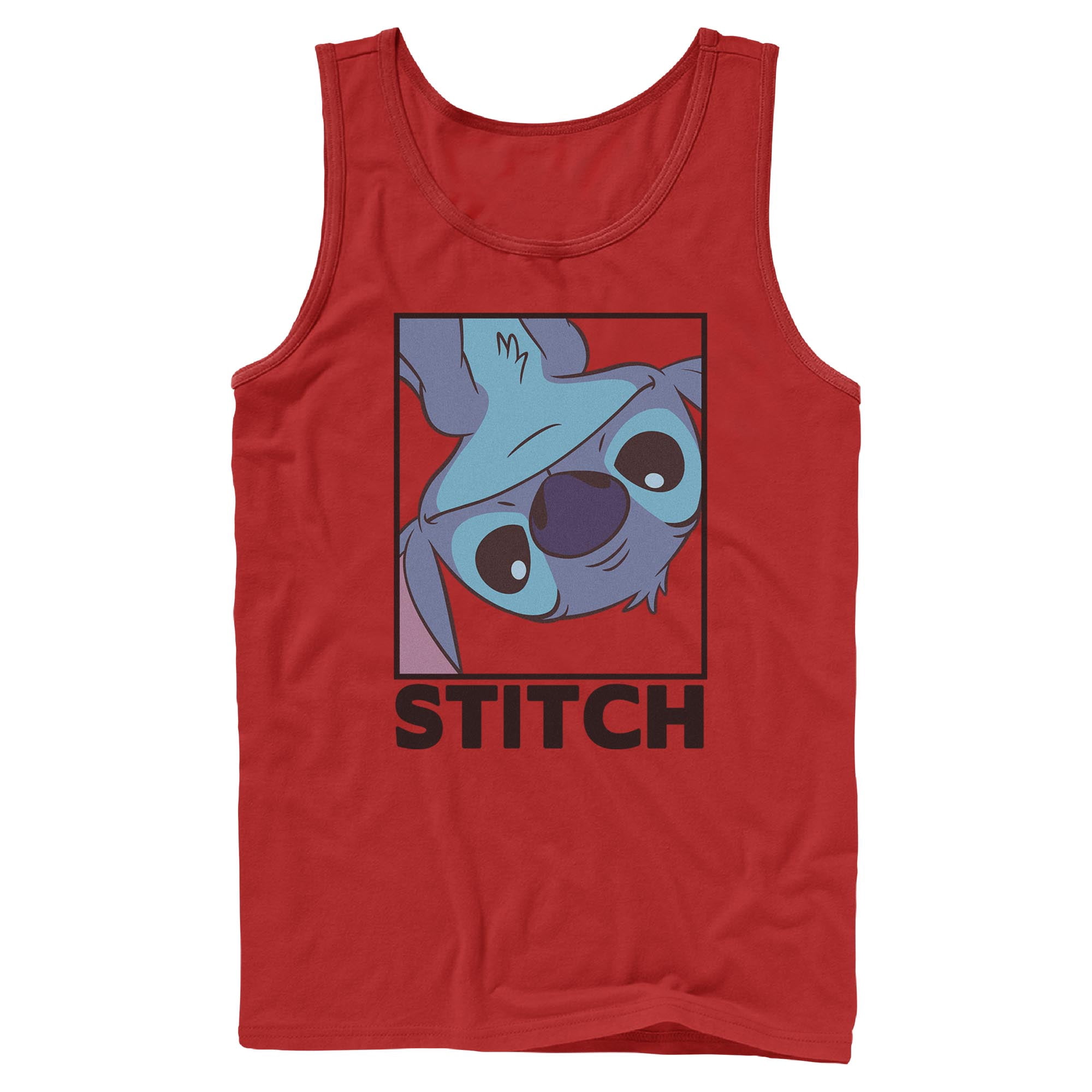 Mens Lilo & Stitch Peekaboo Stitch Portrait Tank Top - Walmart.com