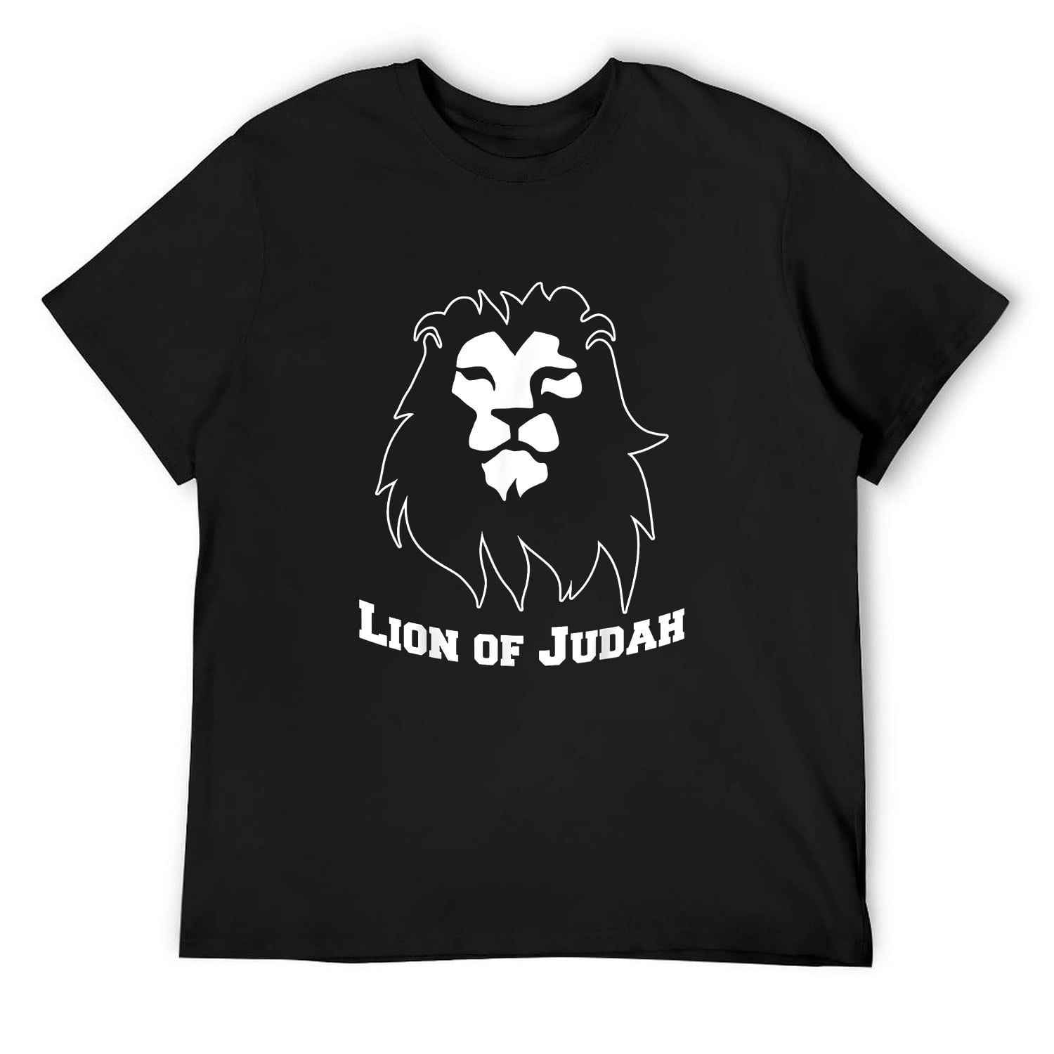 Mens Lion of Judah design, Hebrew Israelite design T-Shirt Black Large ...