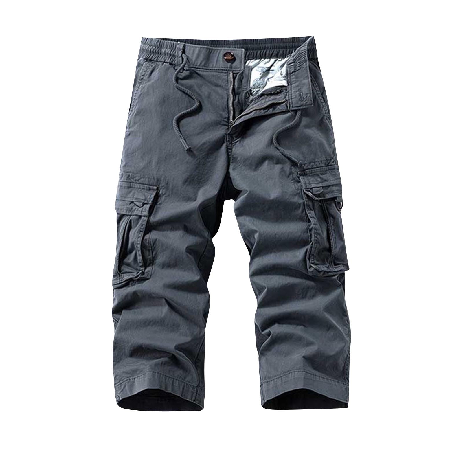 Mens Long Cargo Shorts Below Knee Cargo Shorts Work Cargo Long Shorts ...