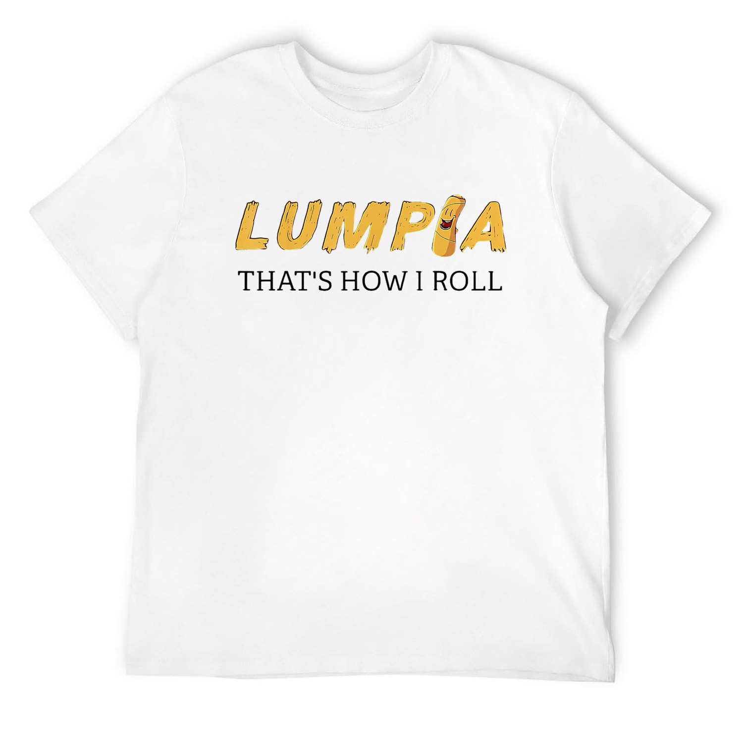 Mens Lumpia How I Roll Filipino Spring Roll Funny Pinoy Gift T-Shirt White Small - Walmart.com